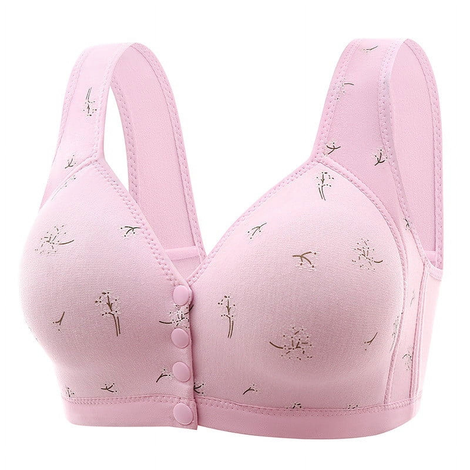 YWDJ Bras for Women Front Closure Wireless No Underwire Push up Full ...