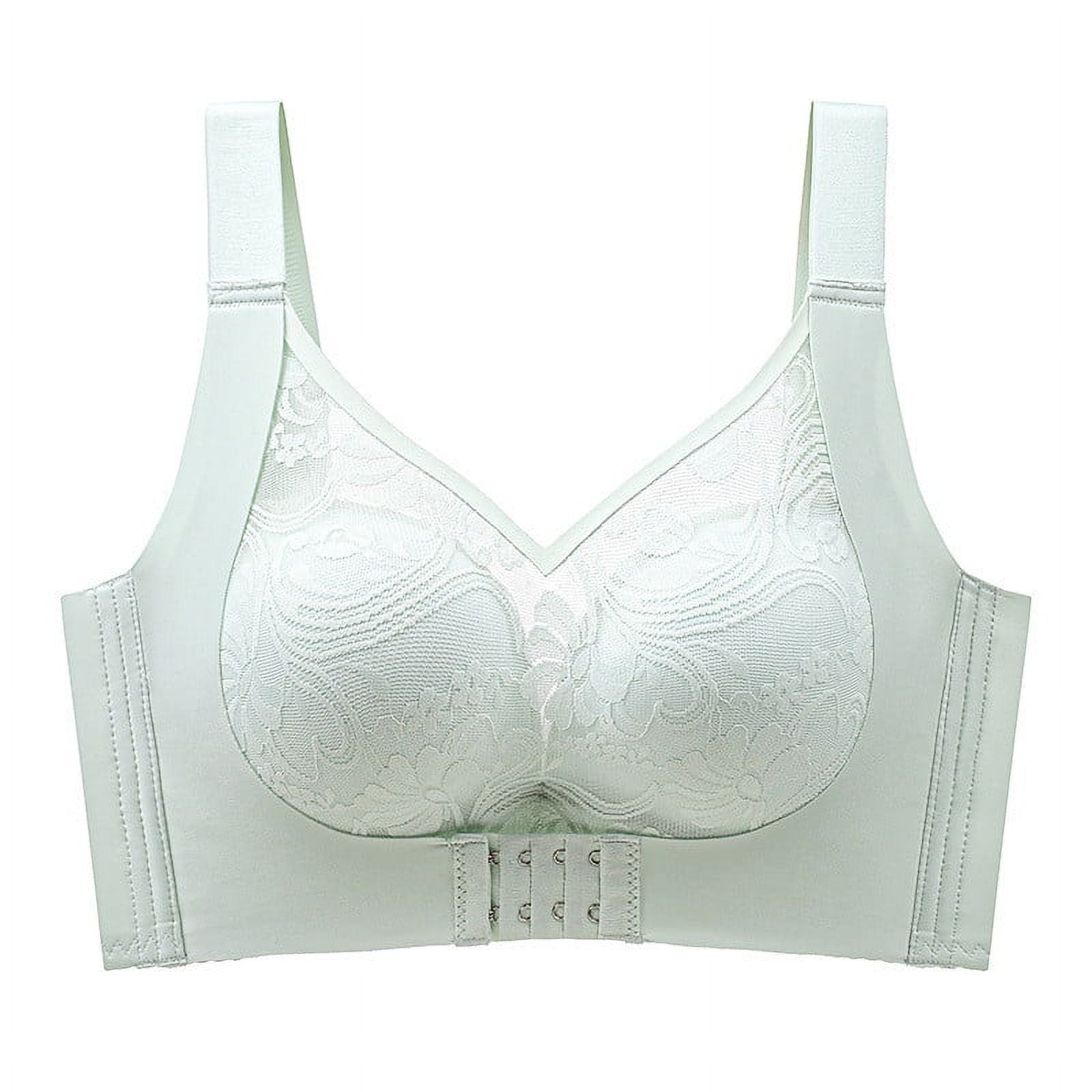 YWDJ Bras for Women Full Coverage Wireless Plus Size Push up No Wire ...