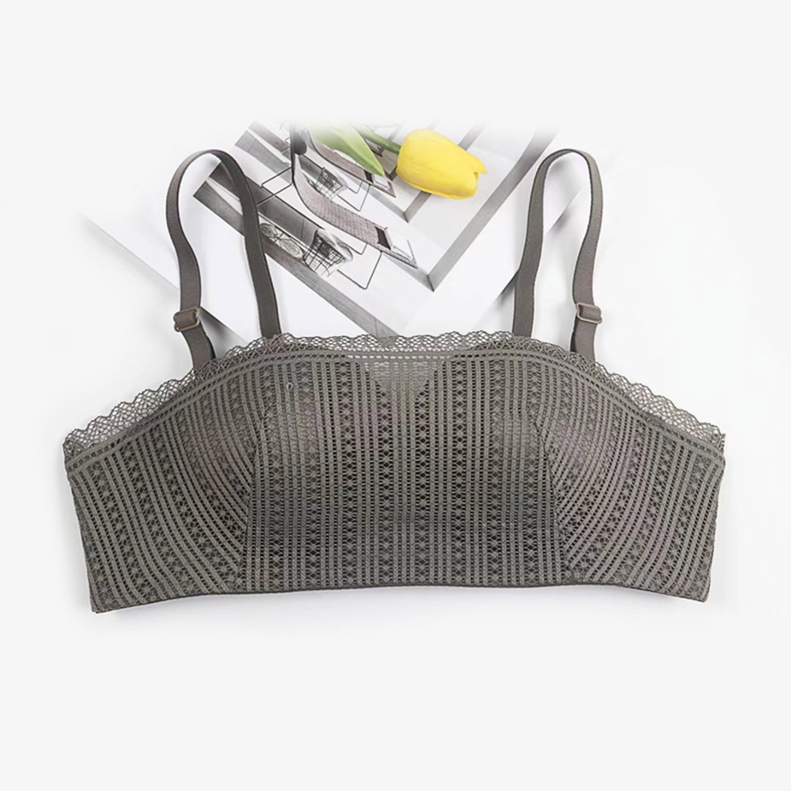 YWDJ Bras for Women Plus Size Comfy Bras Wirefree Lounge Bras ...