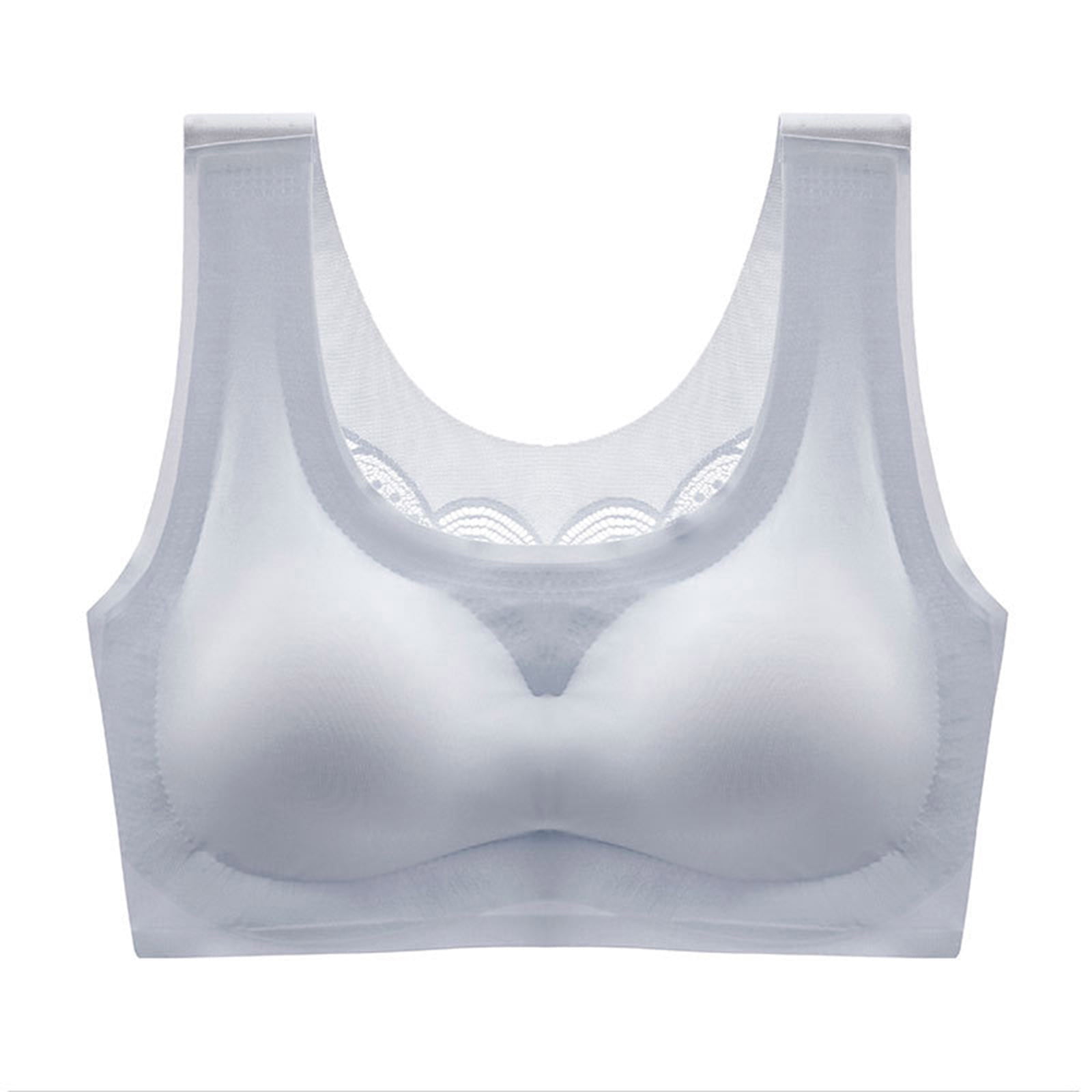 YWDJ Bras for Women Plus Size Pullover Bras Wirefree Sleep Bras Wide ...