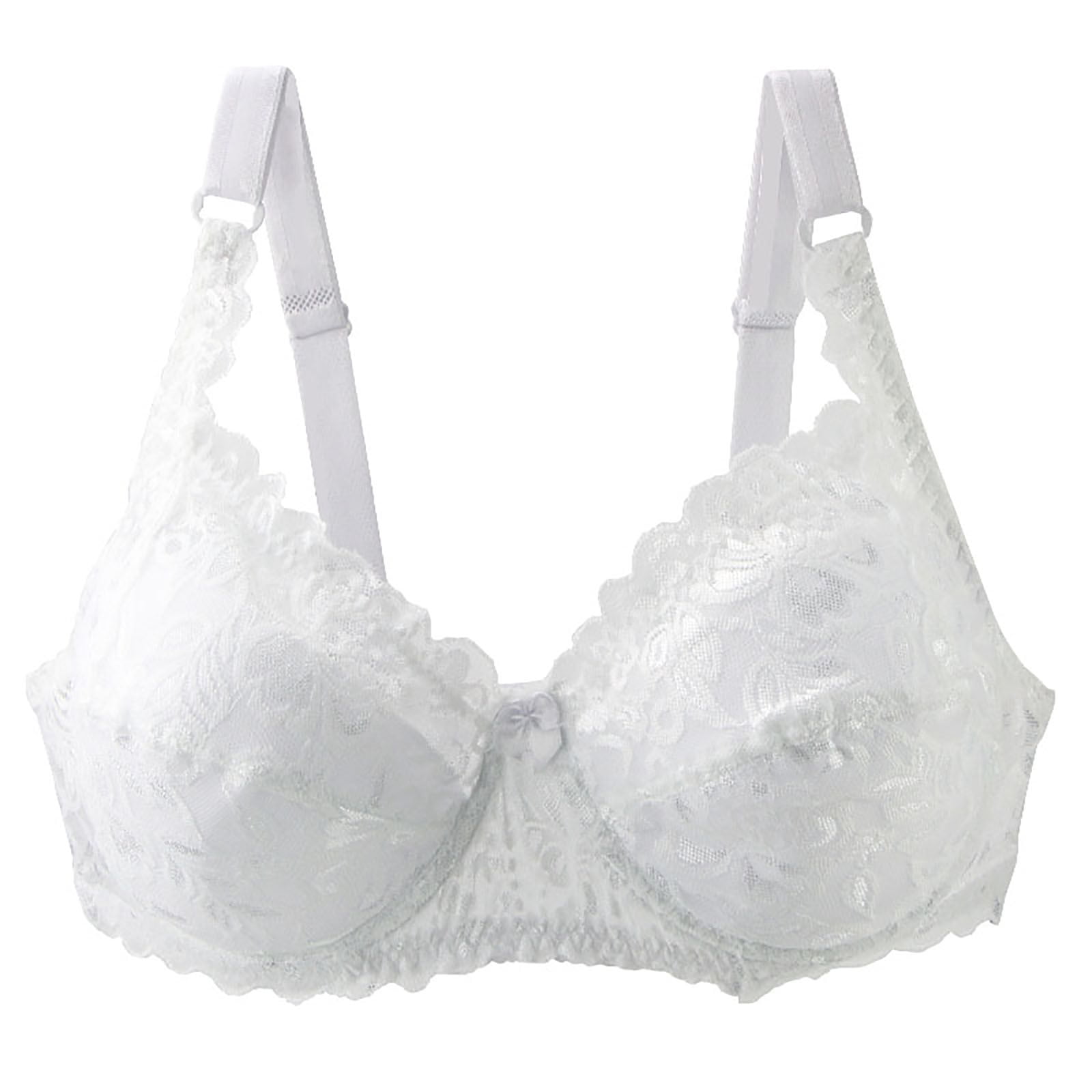 YWDJ Bras for Women Plus Size Push up Back Closures Lounge Bras ...
