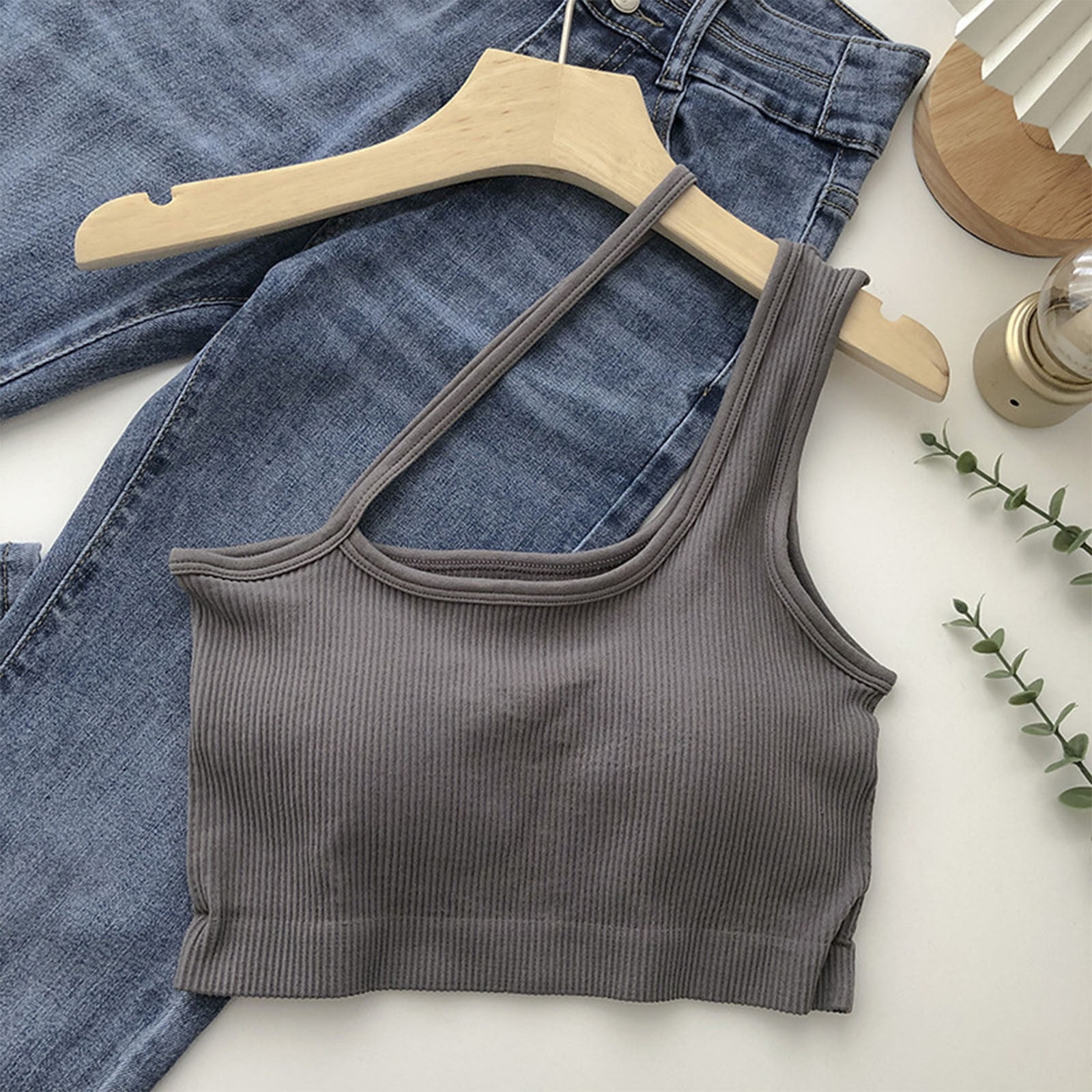 YWDJ Bras for Women Plus Size Push up Back Closures Bras No Wire Sleep ...