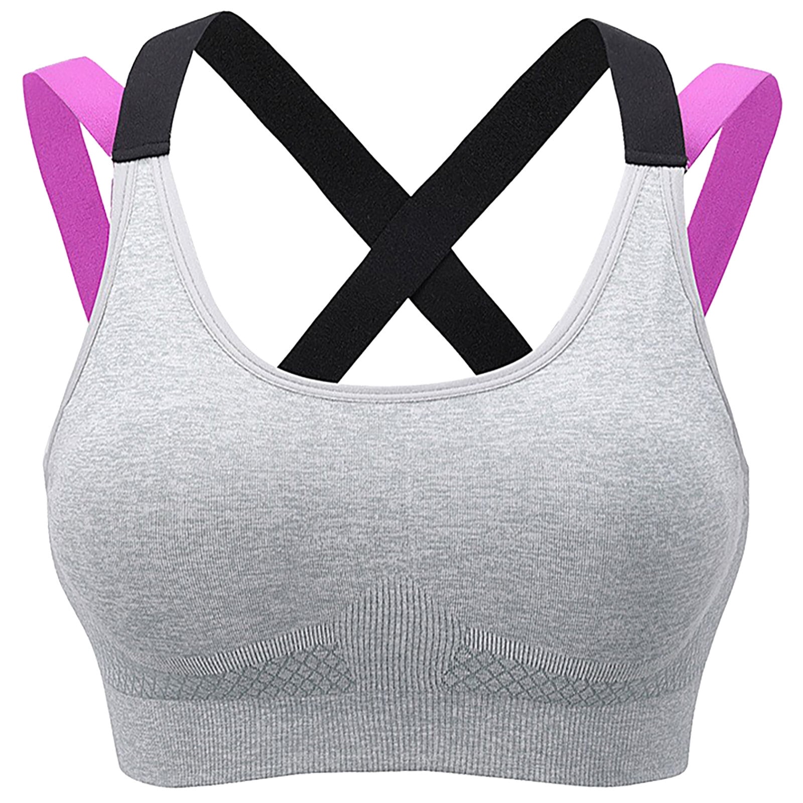 YWDJ Bras for Women Plus Size Push up Pullover Workout Bras No Wire Gym ...