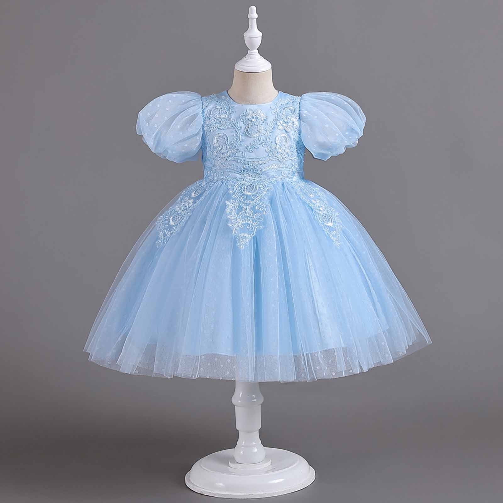 YWDJ Children Baby Girls Middle-aged Childrens Sleeveless Embroidery ...