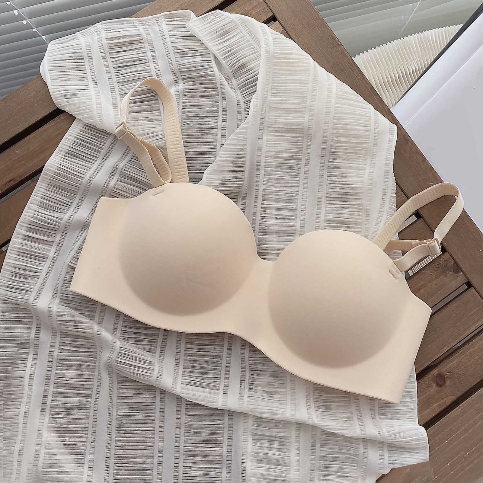 YWDJ Comfort Bras for Women Back Closures Bras Wirefree Sleep Bras Wide ...