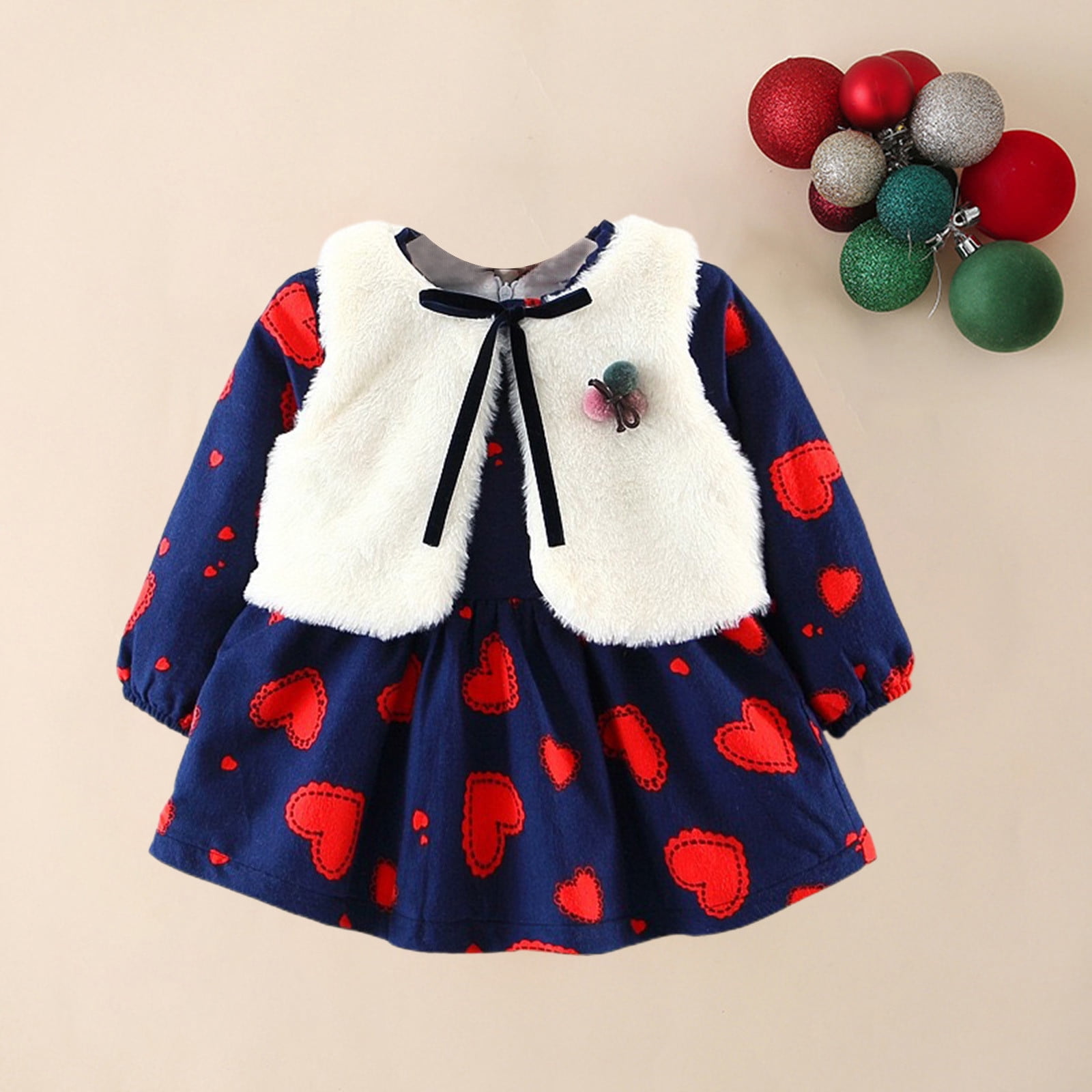 YWDJ Evening Dresses for Girls Aut-umn And Winter New Love Thick Skirt ...