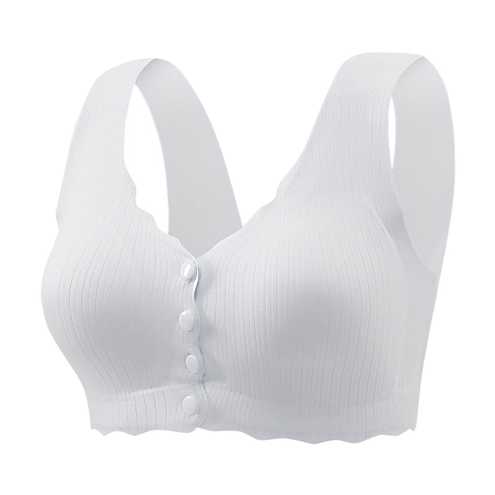 YWDJ Everyday Bras Front Closure Push up Wireless Full Coverage Comfort ...