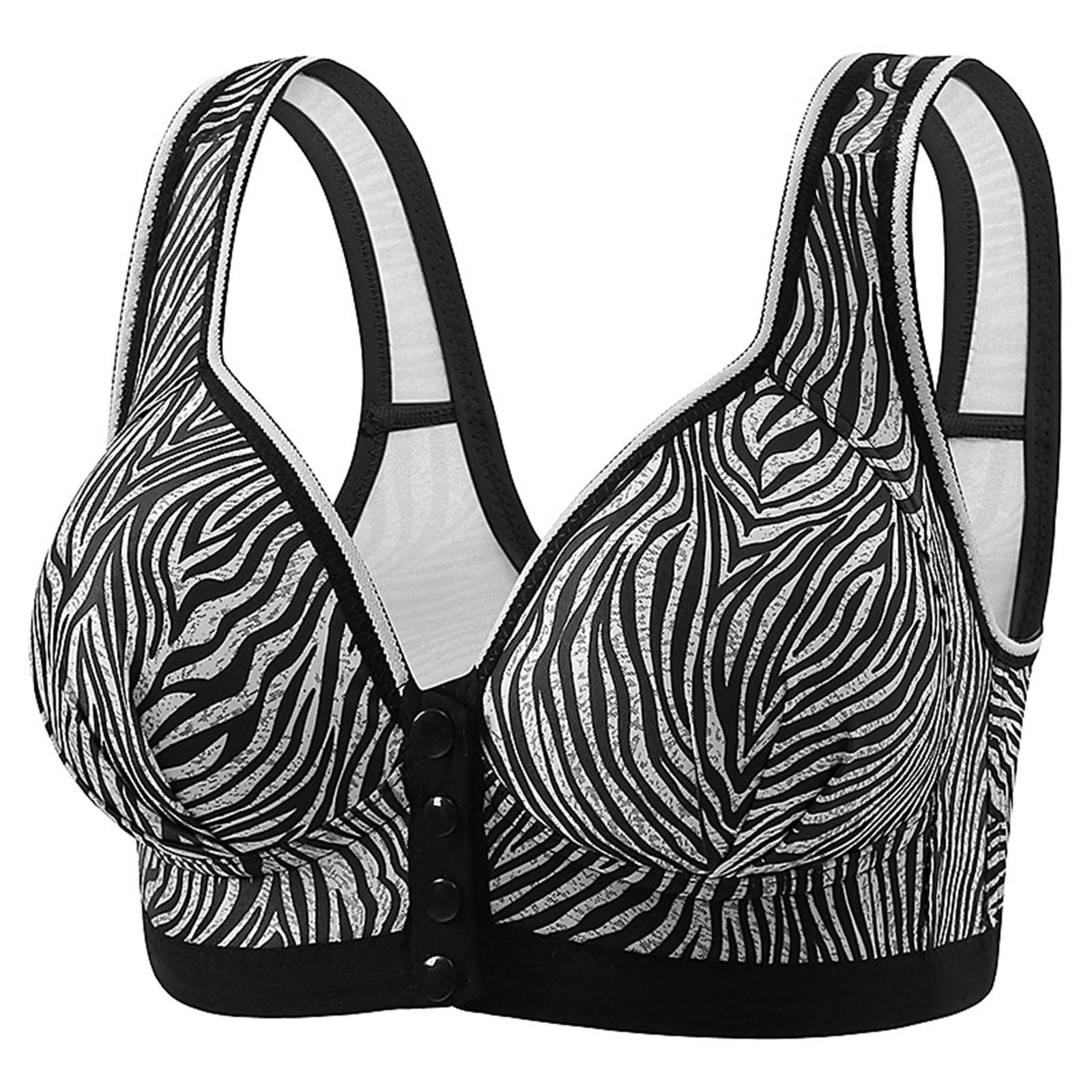 YWDJ Front Closure Bras Push up Wireless Full Coverage Comfort Straps ...