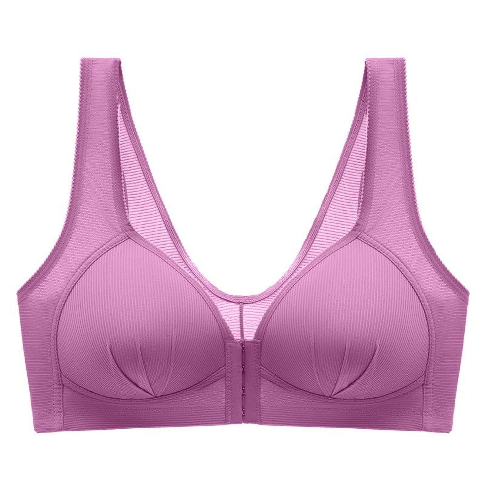 YWDJ Front Closure Bras for Women Push up Wireless Full Coverage ...