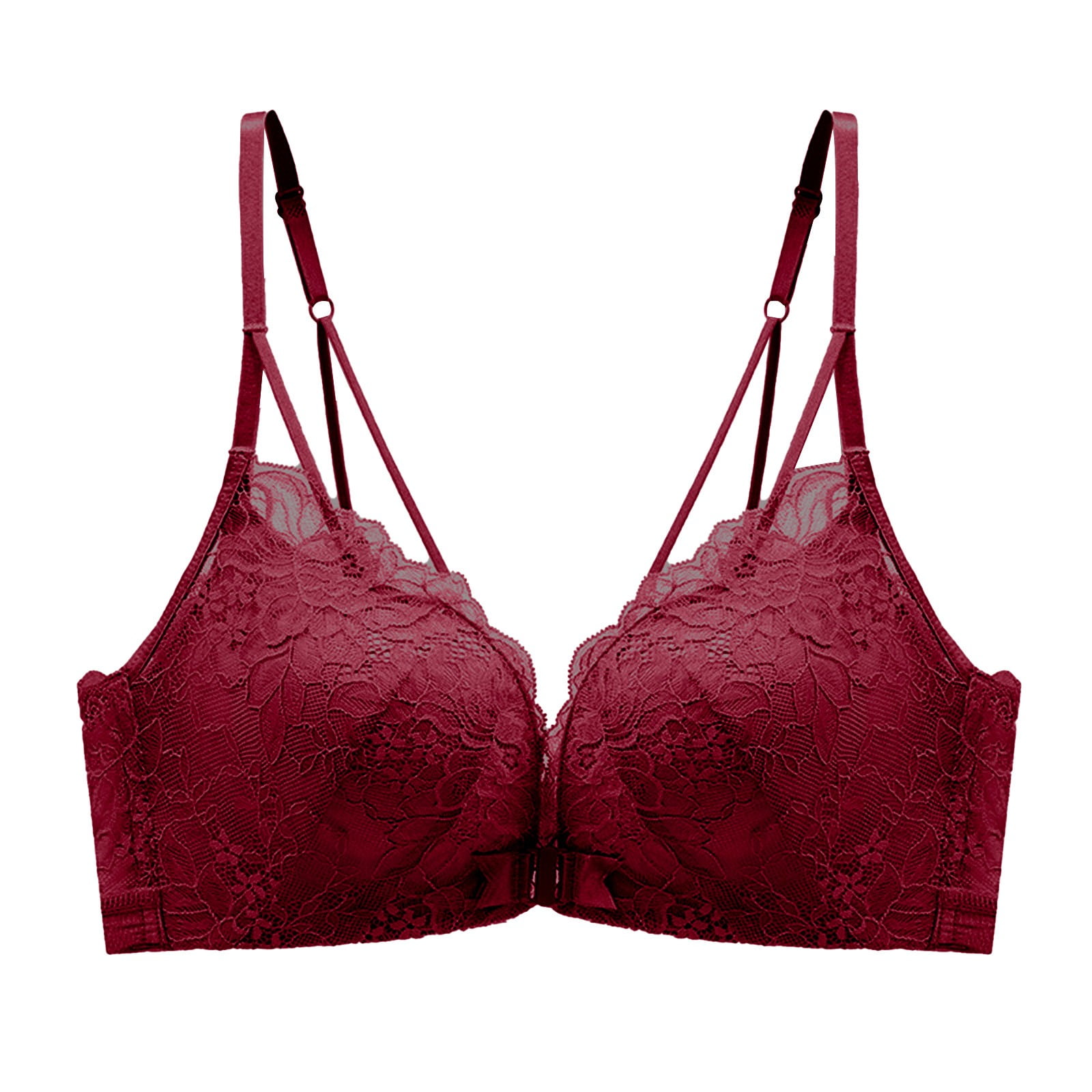 YWDJ Front Closure Bras for Women Push up Comfort Straps Support ...