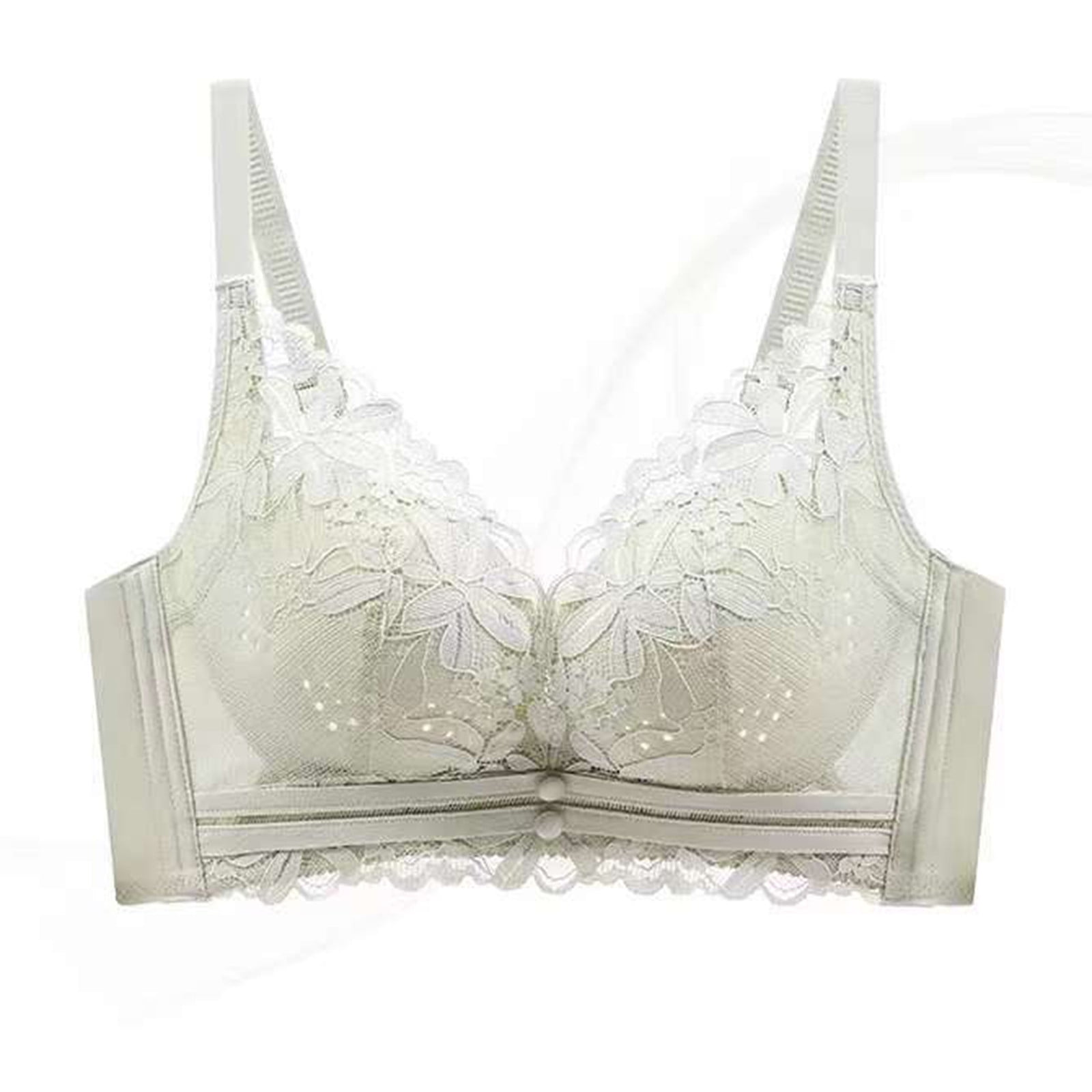 YWDJ Full Coverage Bras for Women Wide Straps Push up Wirefree Comfort ...