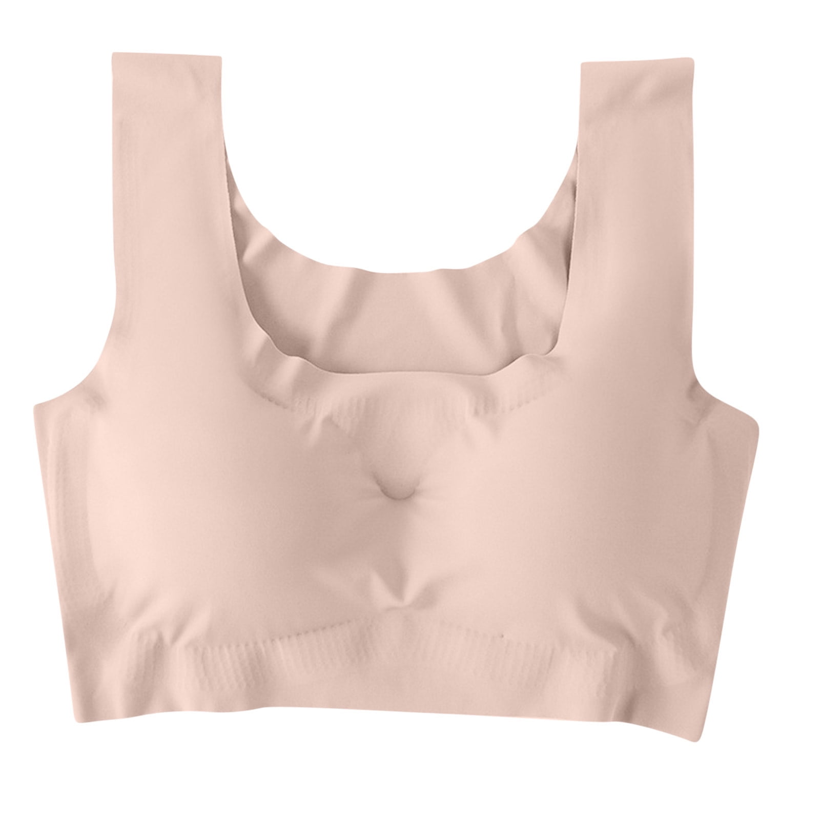YWDJ Full Coverage Bras for Women Wireless Plus Size Pull on Push up ...