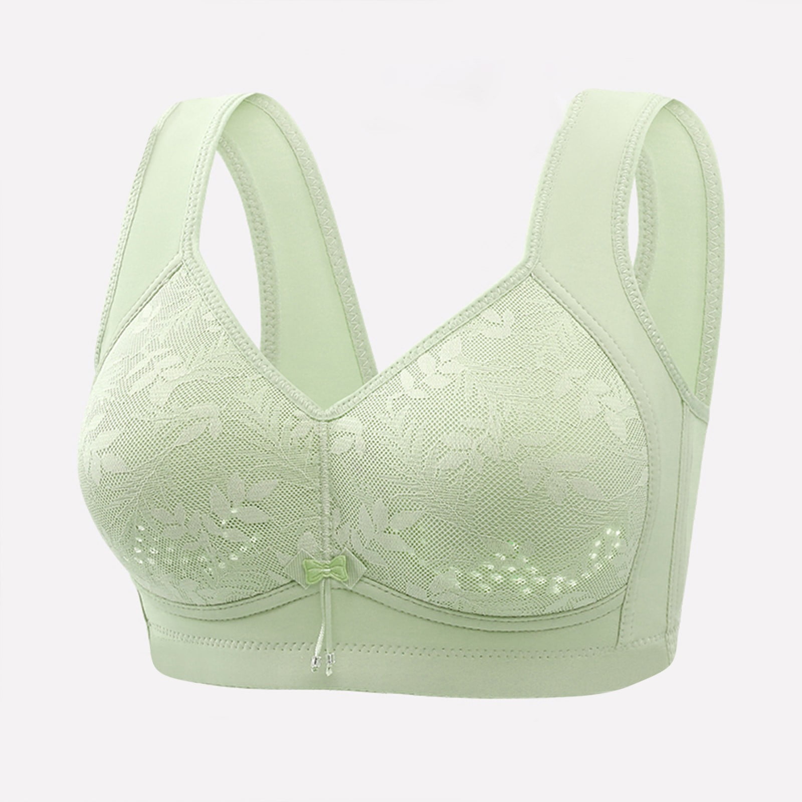 YWDJ Full Coverage Bras for Women Wireless Plus Size Pull on Push up No ...