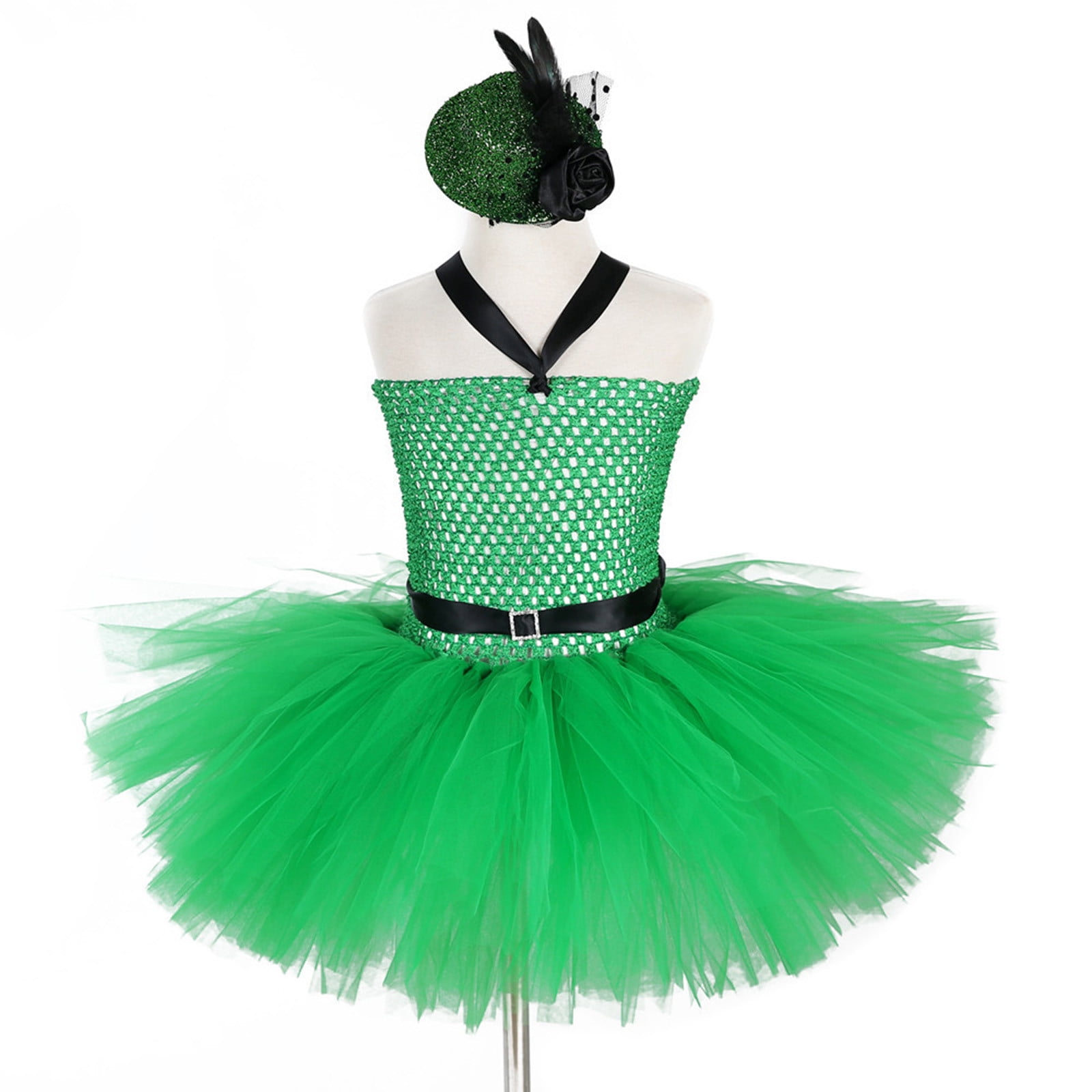 YWDJ Irish Pride Girls Prom Dresses Girls Dress Color Sequin Mask Dress ...