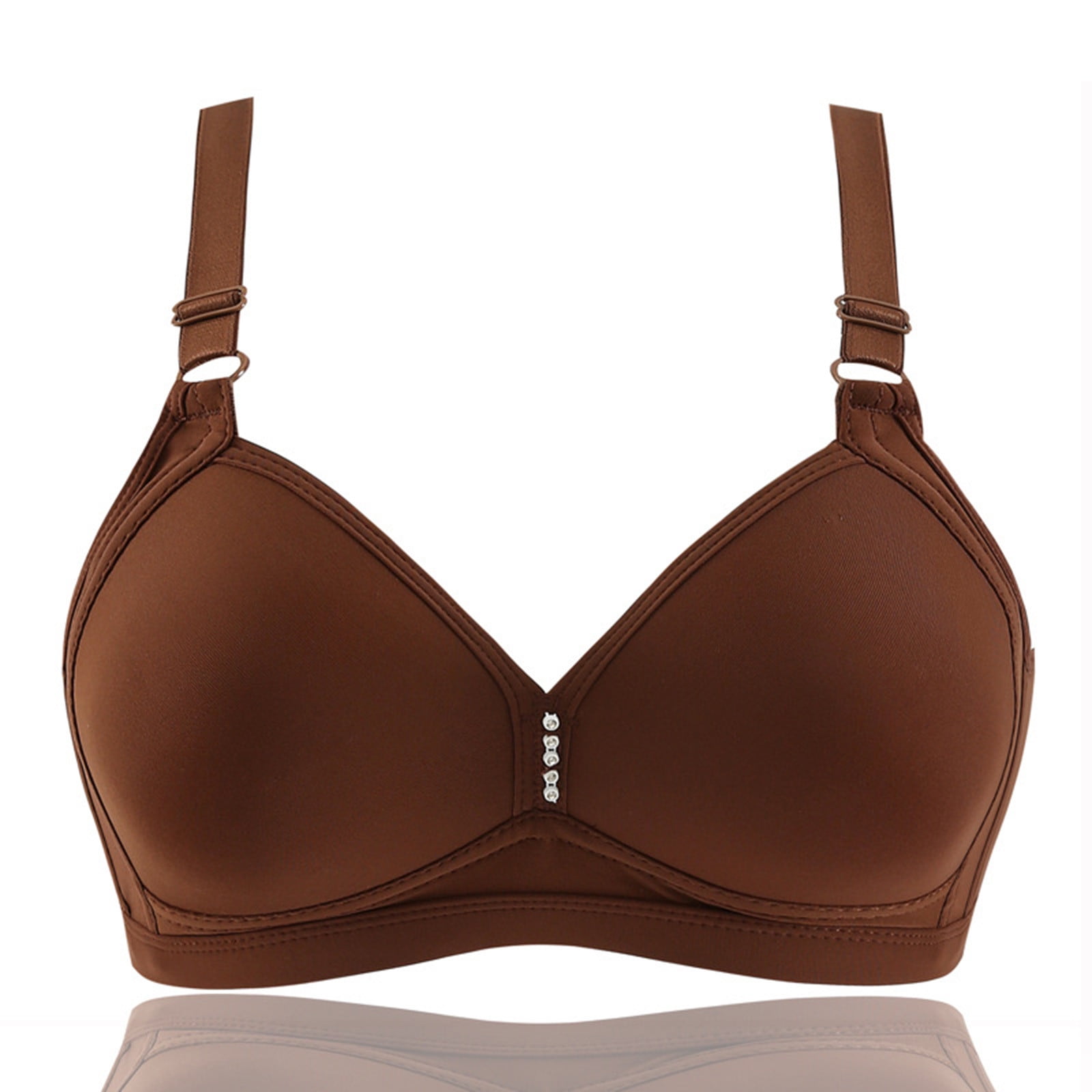 YWDJ Plus Size Strapless Bras for Women Sleep Bras No Wire Comfy Bras ...
