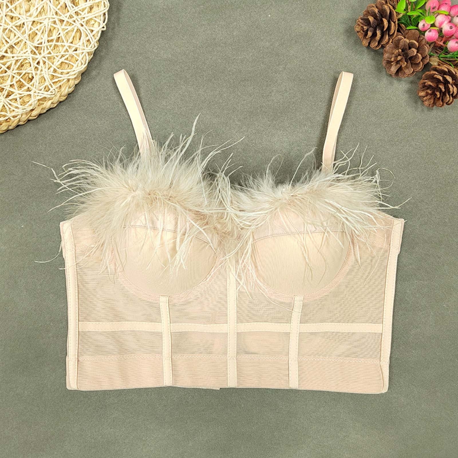 YWDJ Push up Bras for Women Bras Wireless Sleep Bras Spaghetti Straps ...