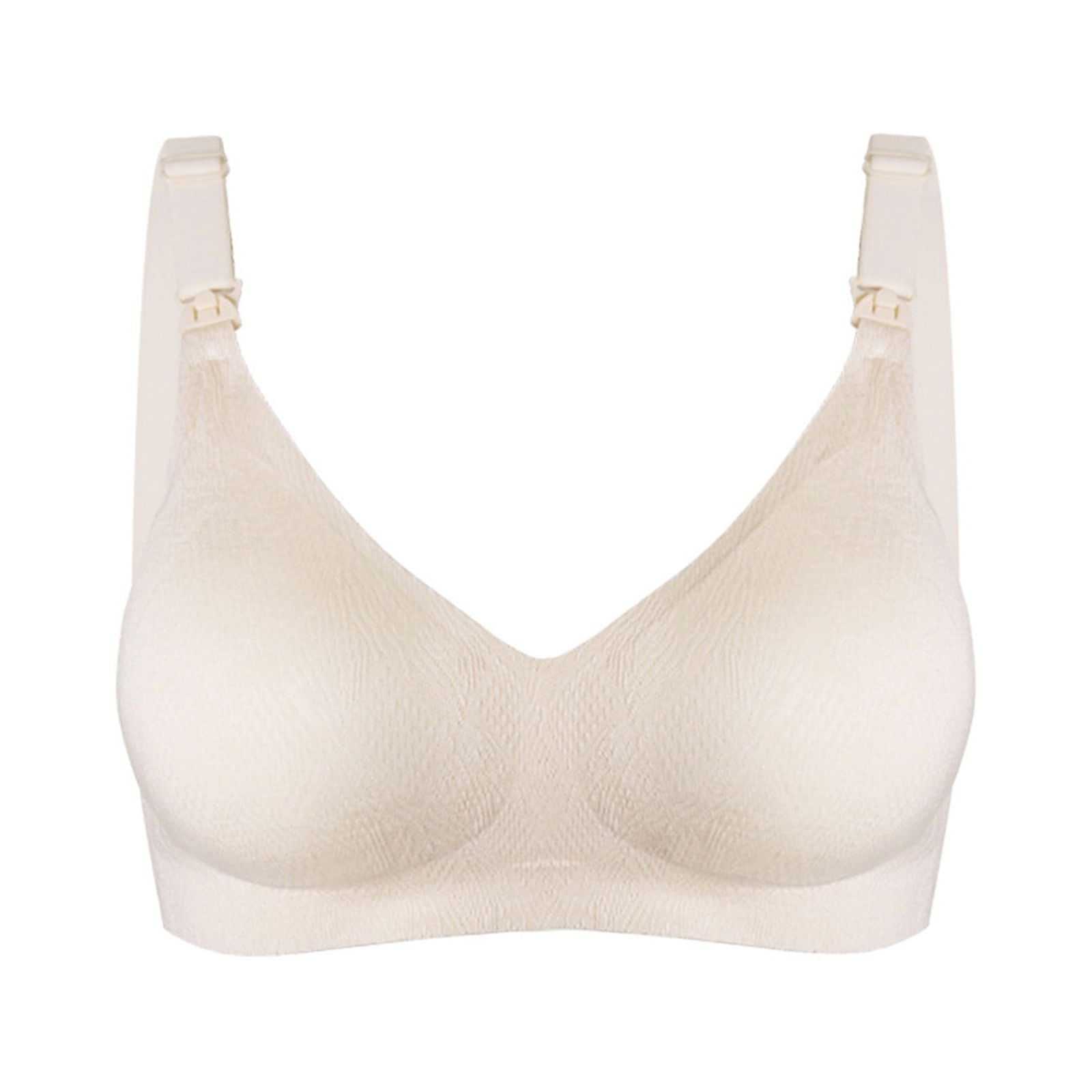YWDJ Bras for Women Half Cup Closure in Back Breastfeeding Bras No ...