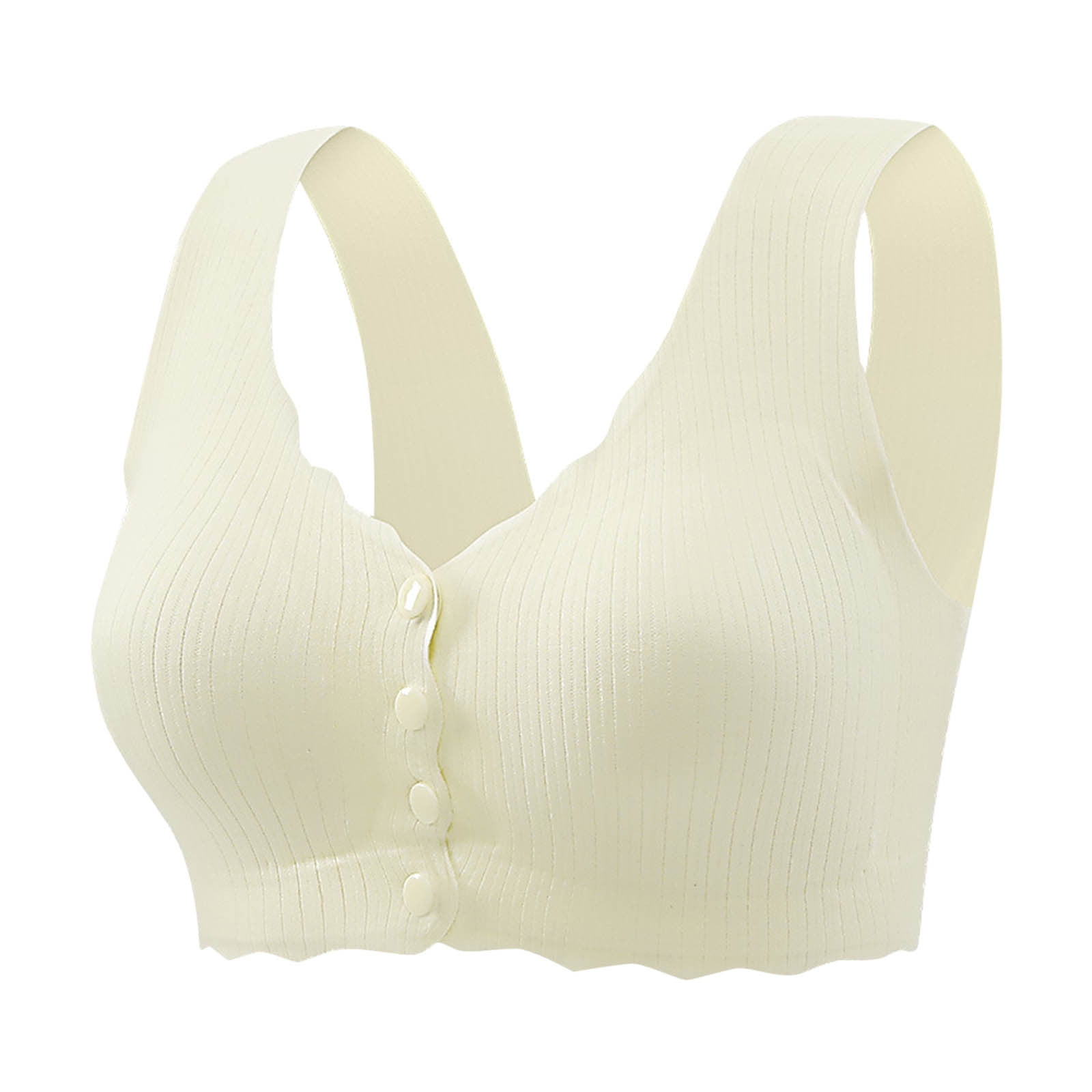 YWDJ Sleep Bras for Women Plus Size Front Closure Push up No Wire Full ...