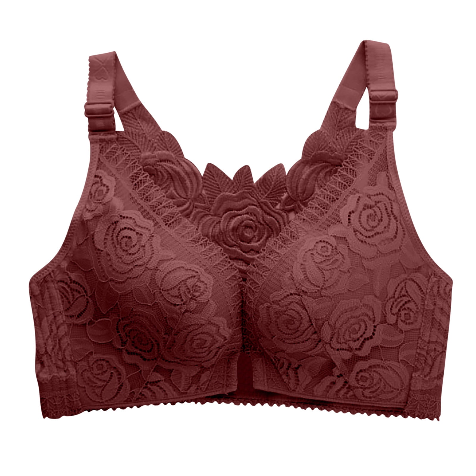 YWDJ Wireless Bras for Women Support Front Closure Push up No Wire ...