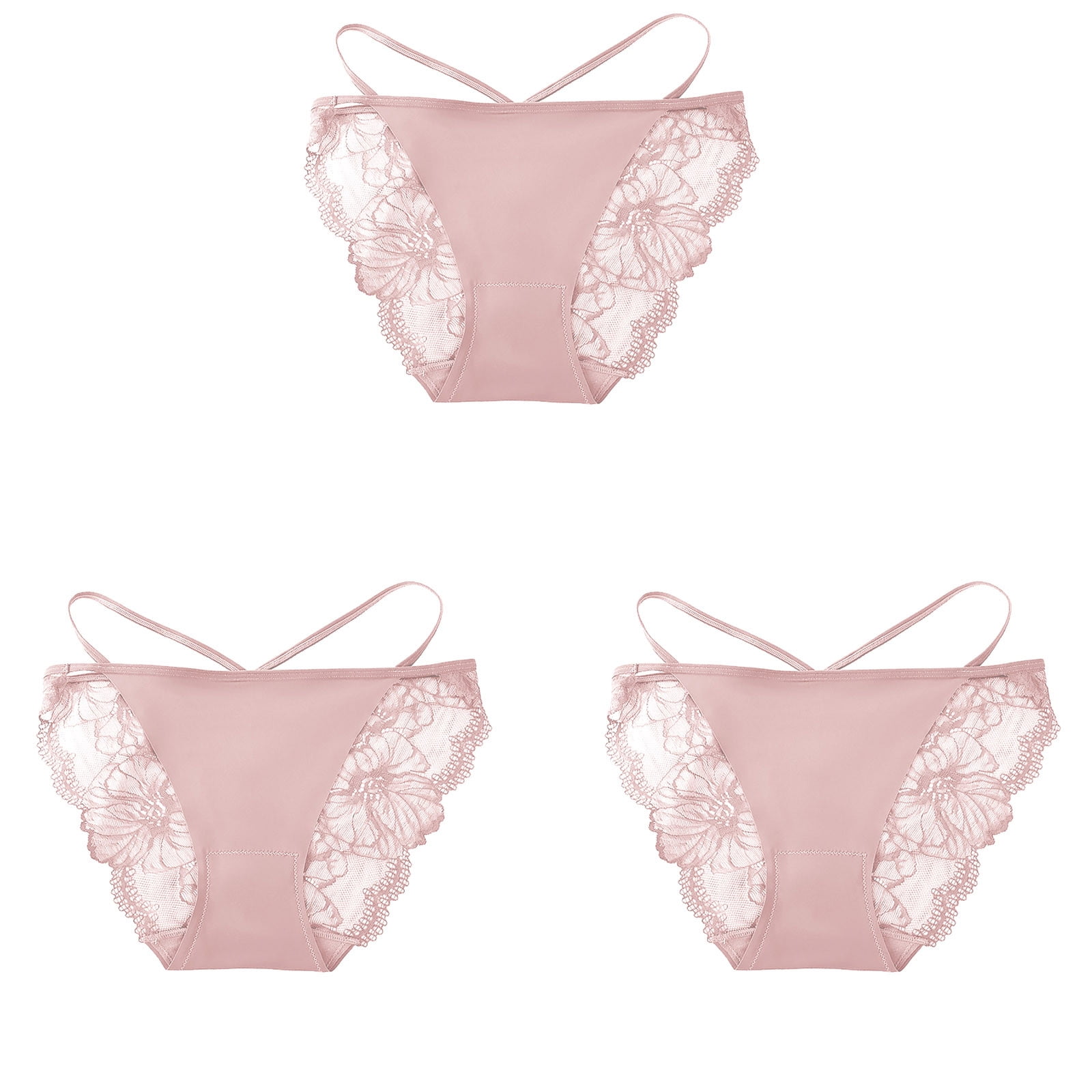 YWDJ Womens Thong Underwear Lace Lightweight G String No Show Sexy Lace ...