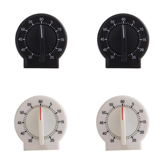 YWIYIUD 4PCS Kitchen Timers for Cooking, 60 Minute Wind Up Round ...