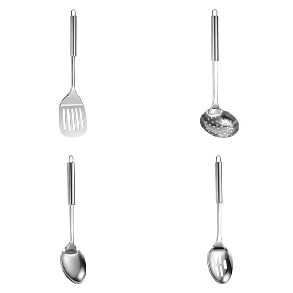 YWIYIUD 4PCS Stainless Steel Cooking Utensils , Stainless Steel Kitchen ...