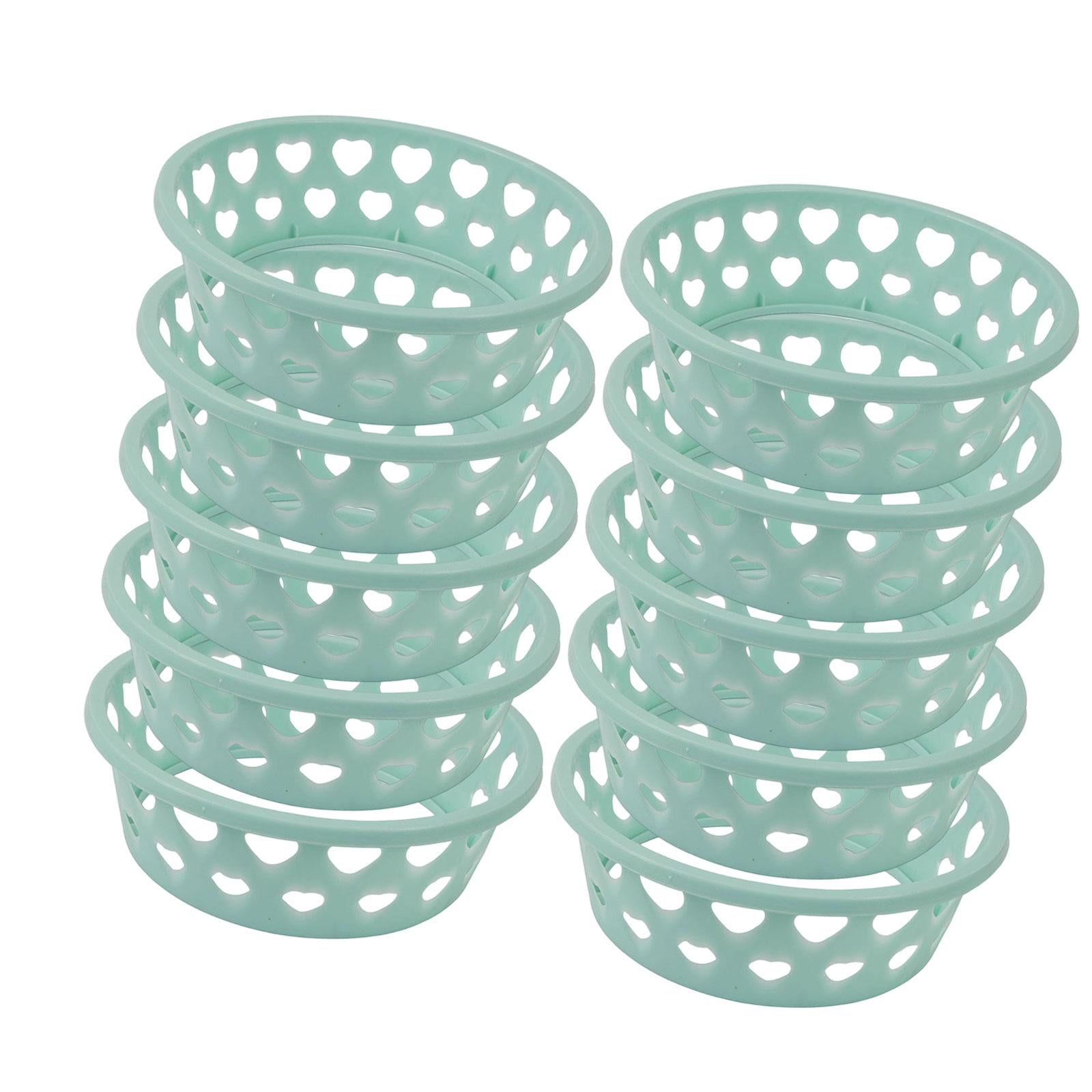 YWJLQH 10 Pieces Round Fruit Display Rack Watermelon Holder Tray for ...