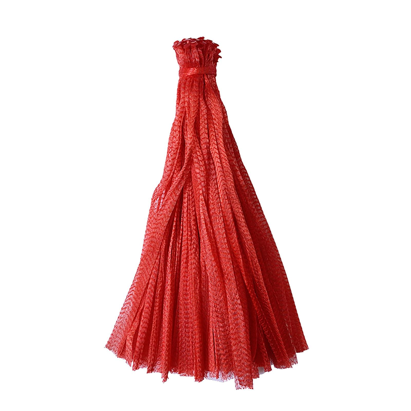 YWJLQH 100Pcs Mesh Produce Bags Portable Vegetables Fruits Reusable ...