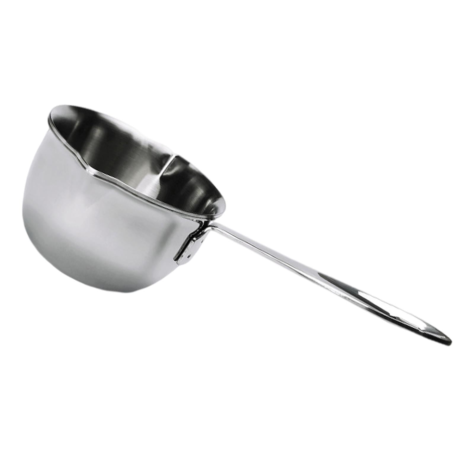 YWJLQH 18/10 Stainless Steel Small Saucepan with Pour Spouts Mini ...