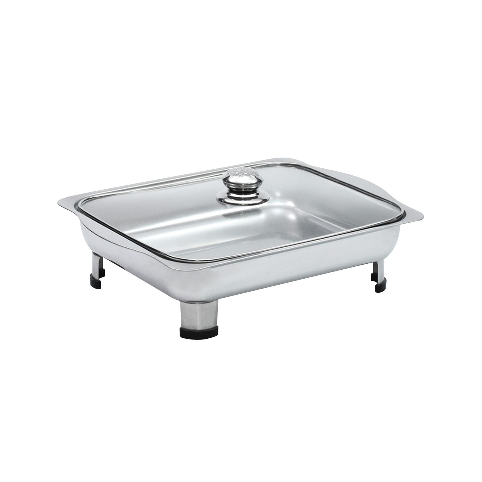YWJLQH Buffet Dish Tray, Chafing Dish, Food Warmer, Rectangular, Food ...