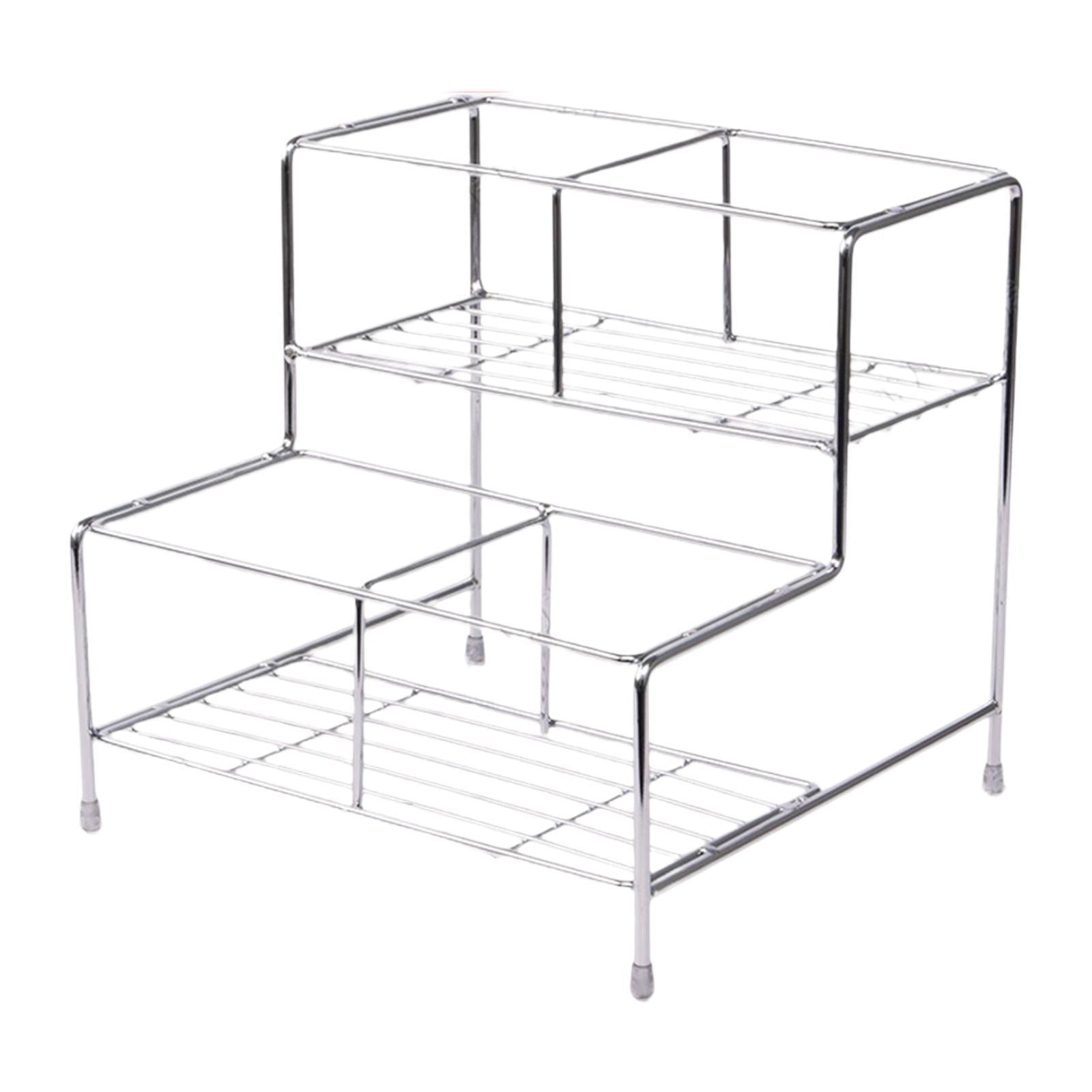 YWJLQH Coffee Syrup Organizer Rack Condiment Storage Rack Storage ...