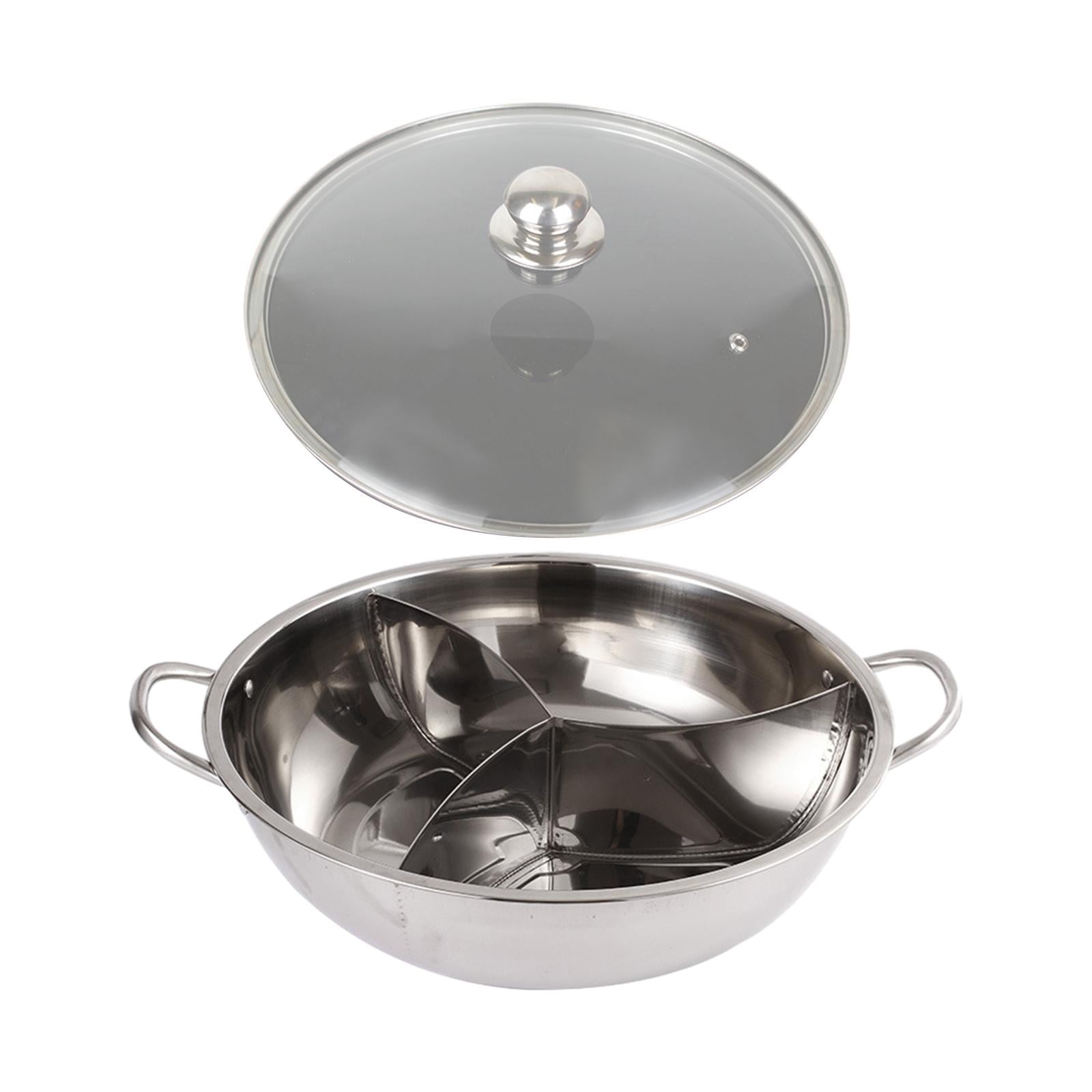 YWJLQH Hot Pot Cooking Pot Kitchenware Cookware Nonstick Three Flavor ...