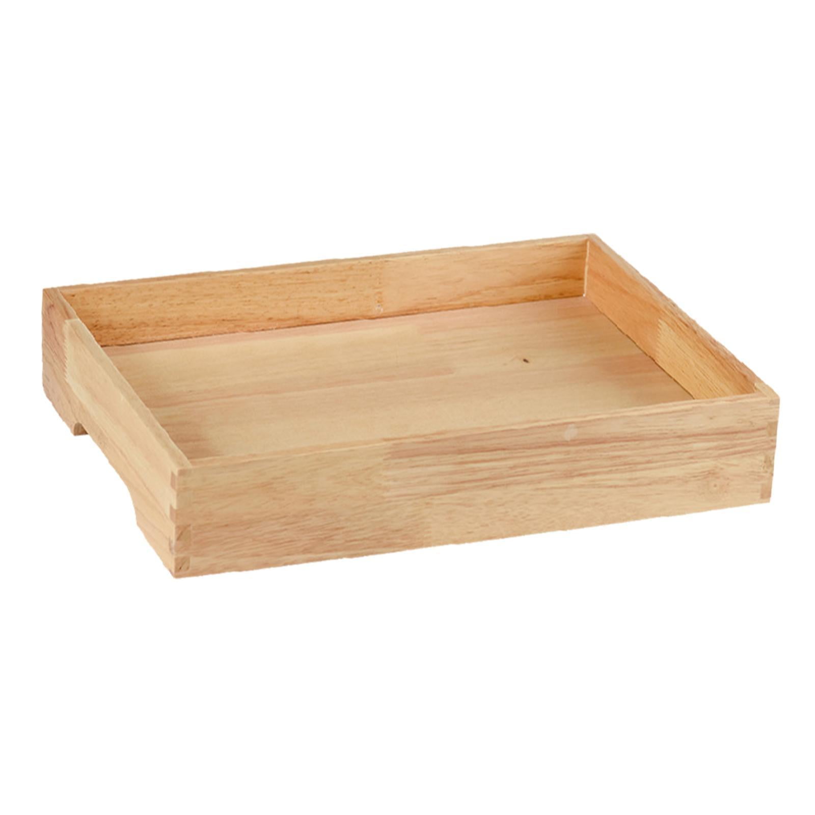 YWJLQH Ice Serving Tray Serving Plate Wood Cold Food Display Platter ...