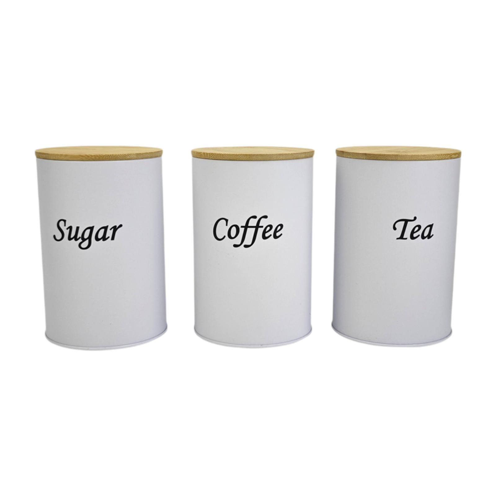 YWJLQH Kitchen Canisters Set Jars Multipurpose Coffee Tea Sugar ...