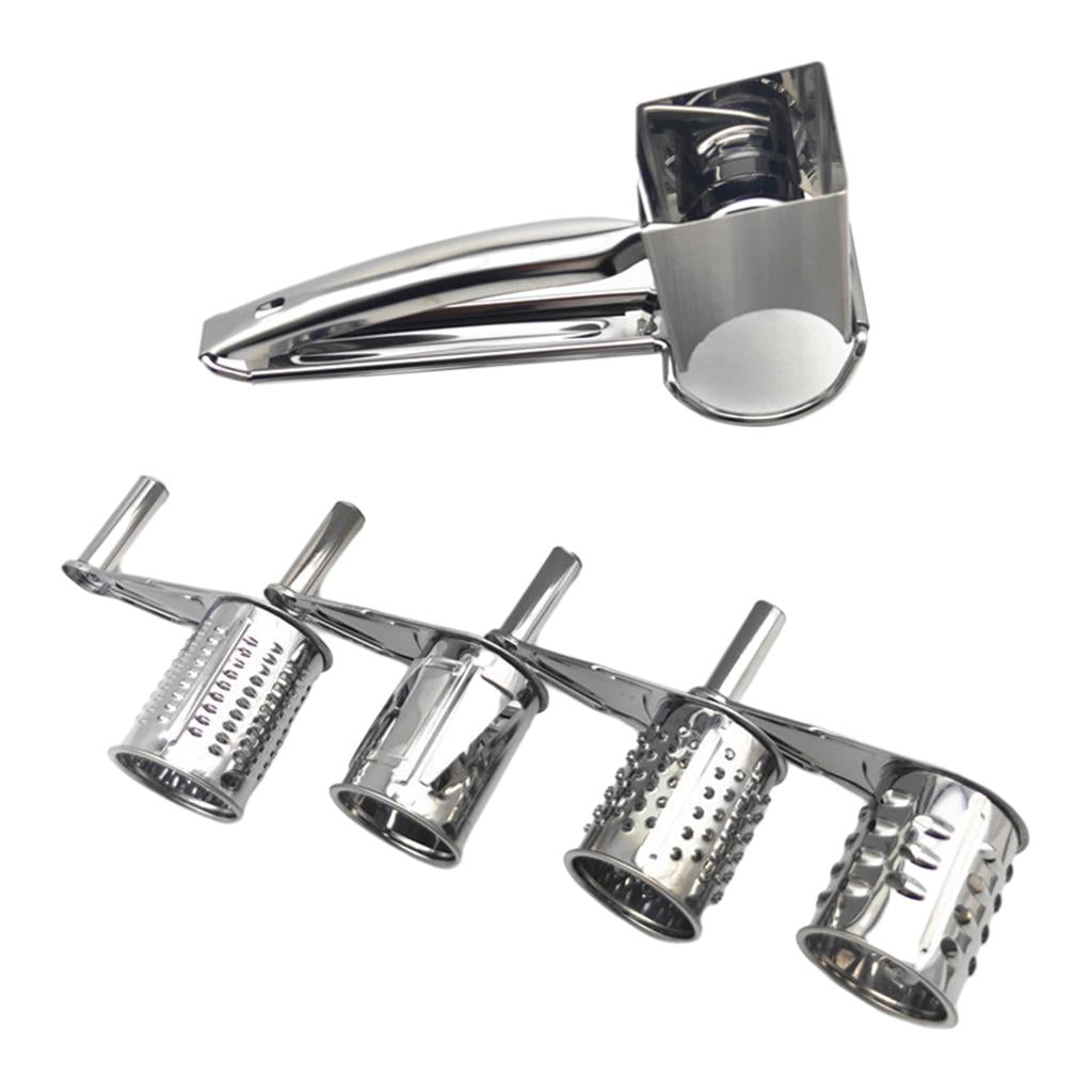 YWJLQH Manual Rotary Kitchen Shredder Mini with Stainless Steel Drum ...