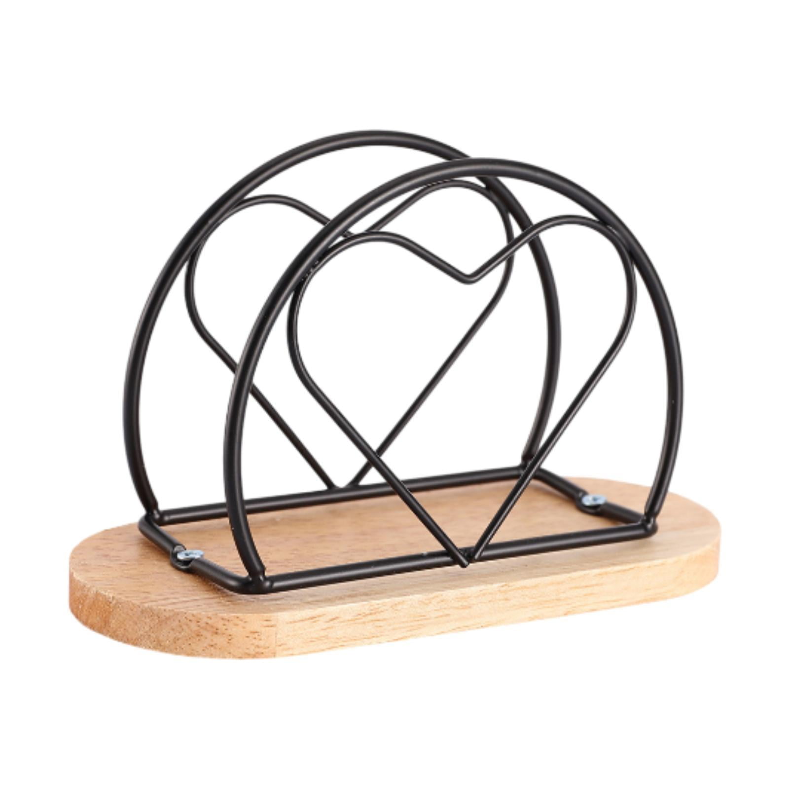 YWJLQH Napkin Holder Napkin Document File Organizer Storage Rack ...