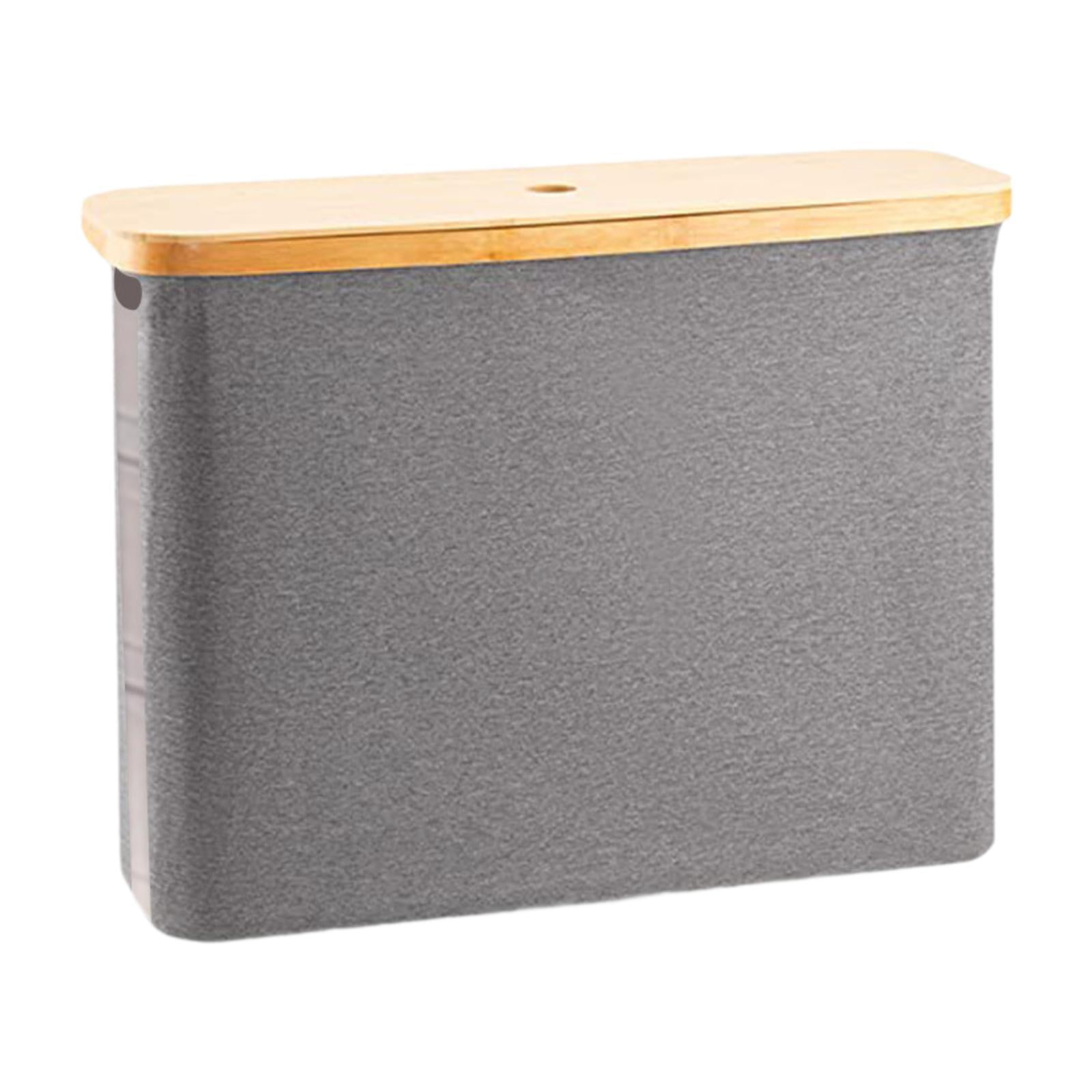 YWJLQH Toilet Paper Storage Basket Foldable Tissue Bin with Handle and ...