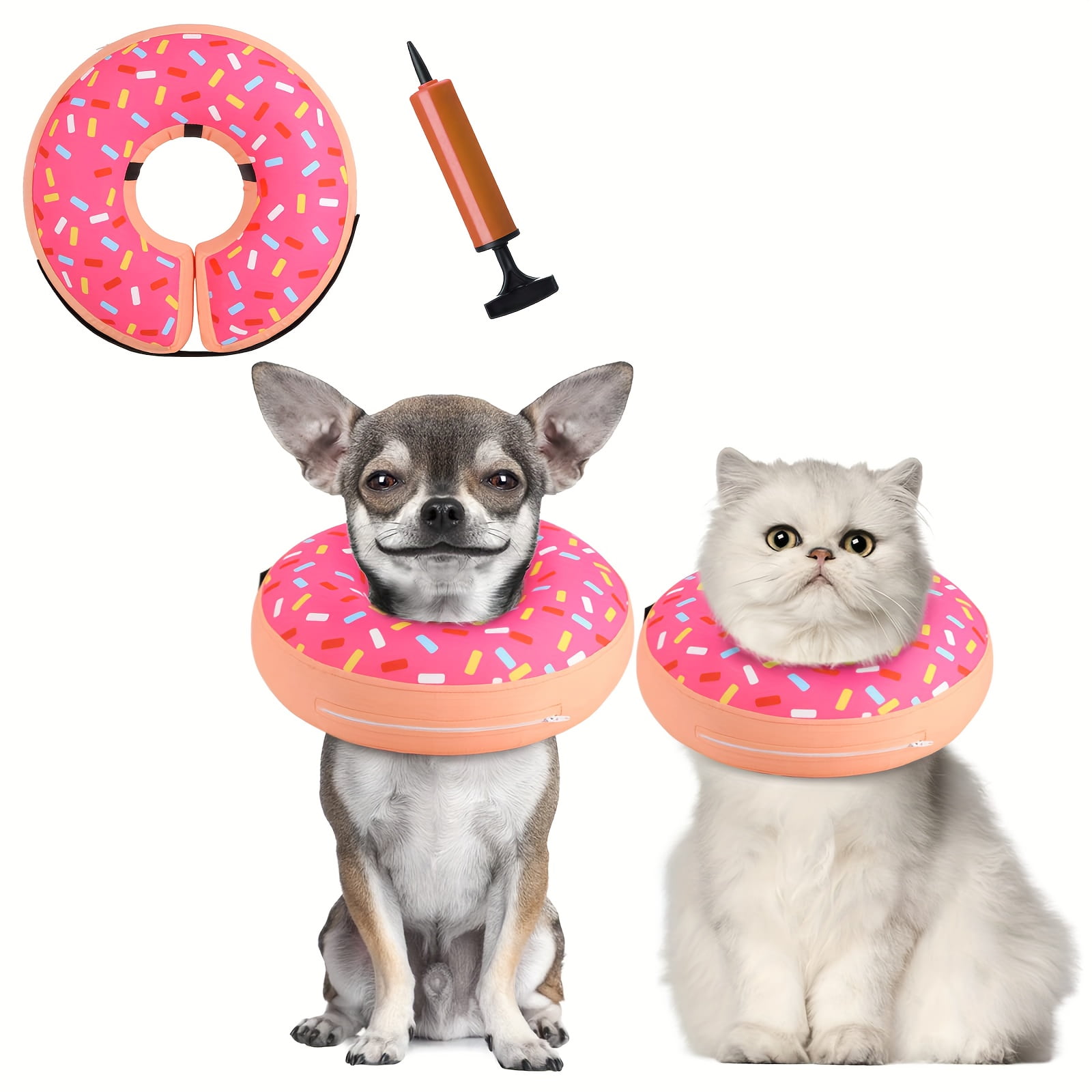 YWKJC doughnut Recovery Collar for Cats and Small Dogs - Comfortable ...