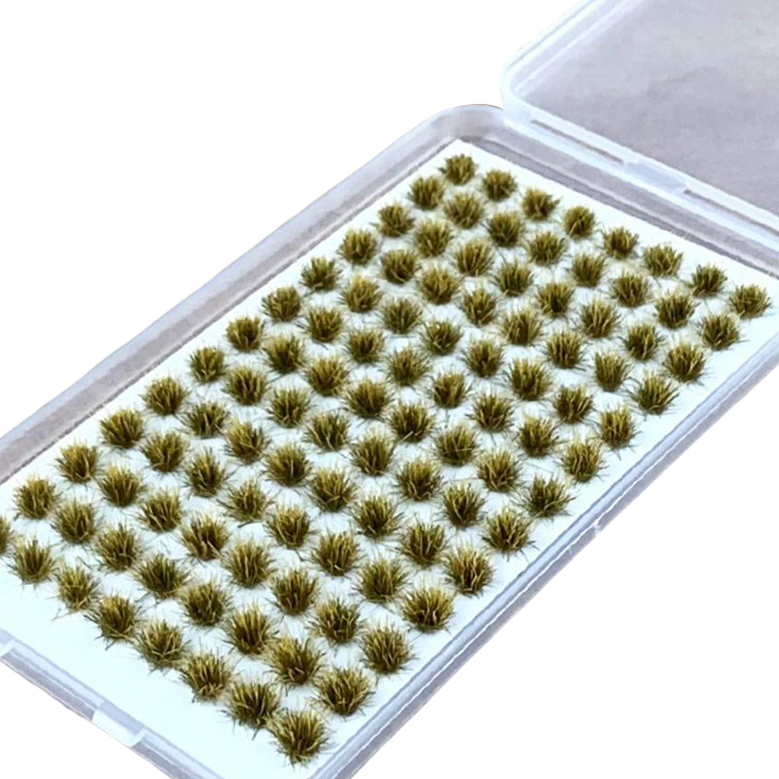 YWMJZEU 4mm Grass Tuft Model Miniature Grass Model Diorama Layout for ...