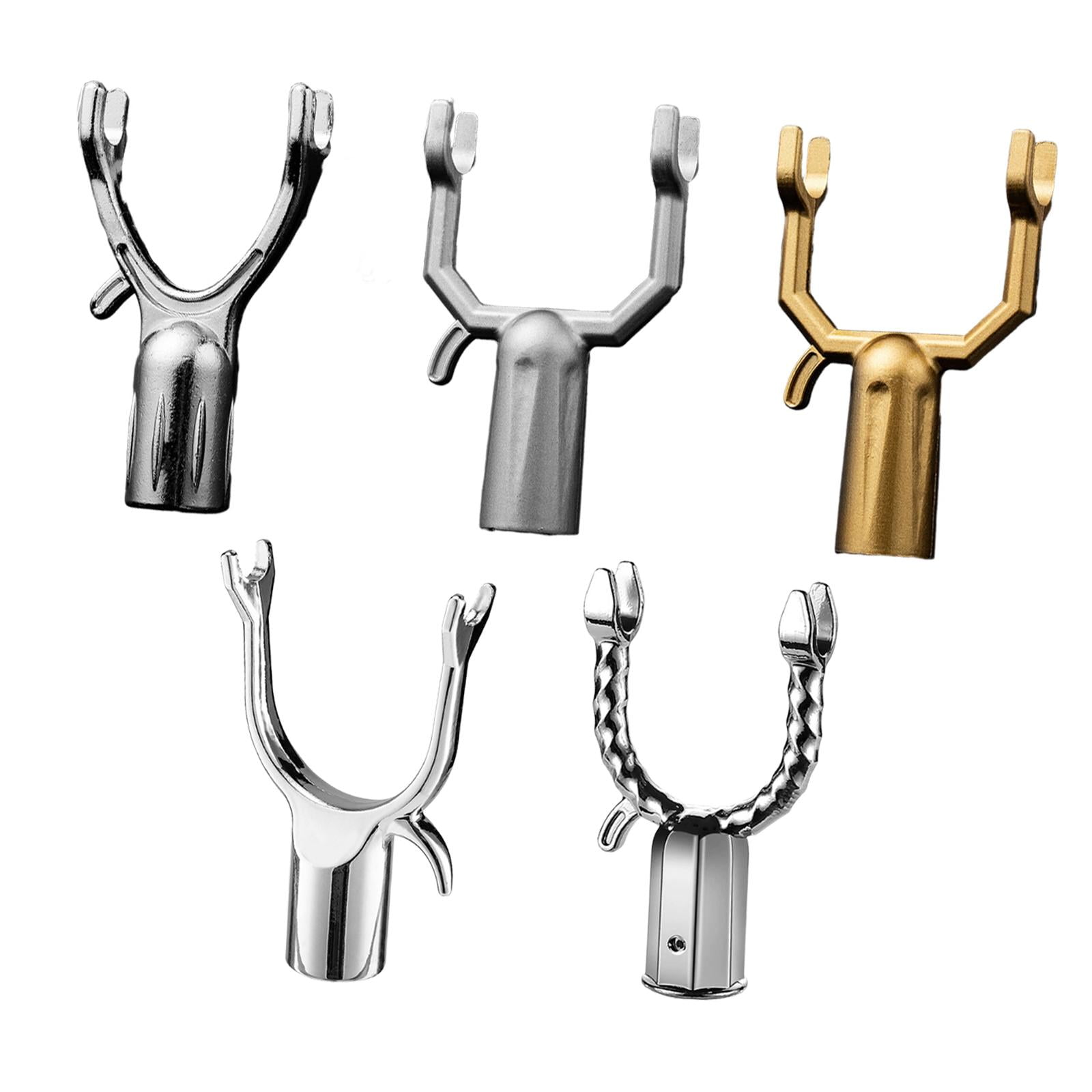 YWMJZEU 5 Pieces Clothes Pole Forks, Metal Utility Hooks, Support ...