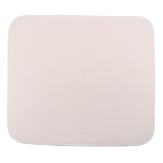 YWMJZEU Beige Dish Drying Mat Table Placemat Dish Drainer Mat Table Pad ...