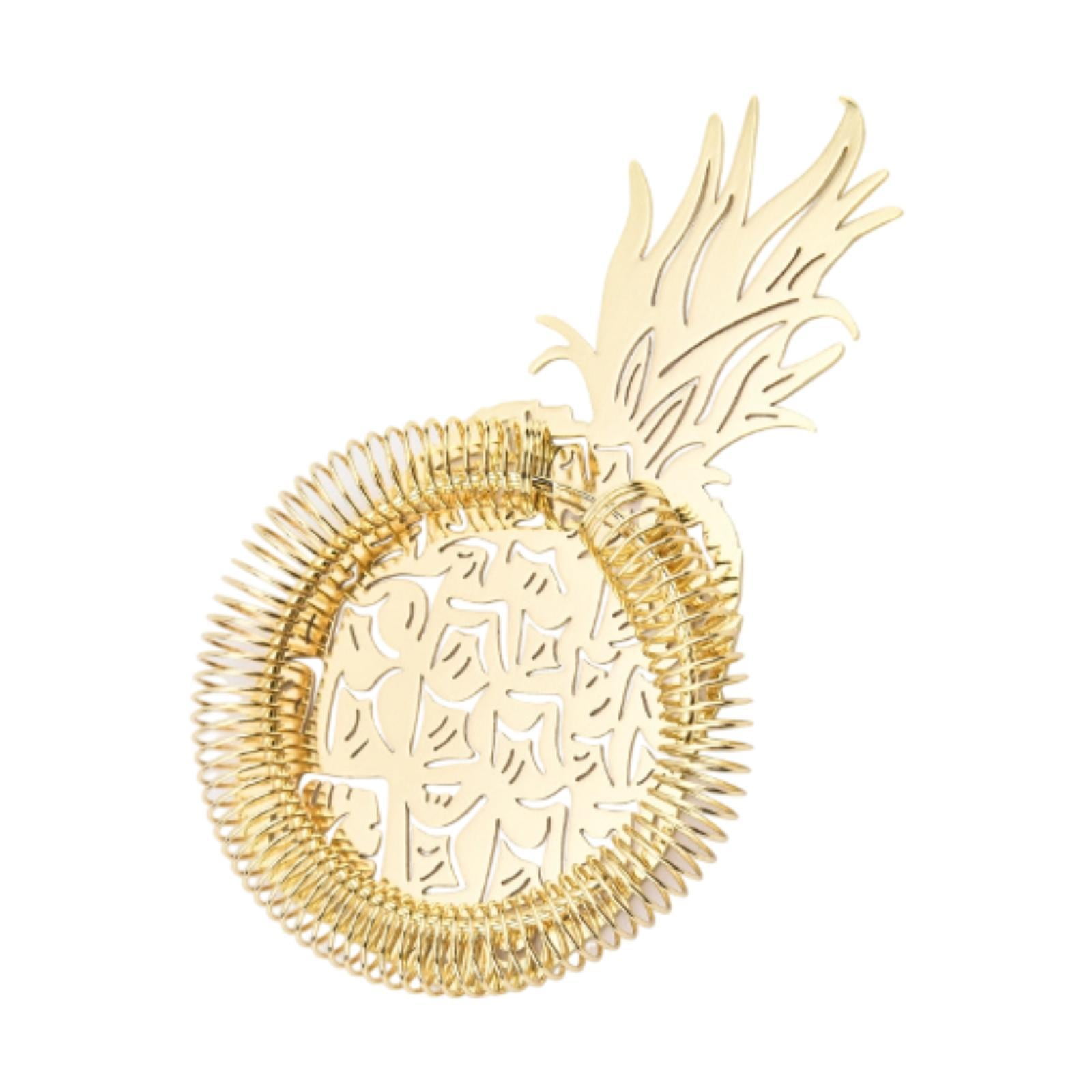 YWMJZEU Cocktail Strainer Bar Tool Pineapple Shape Ice Separator ...