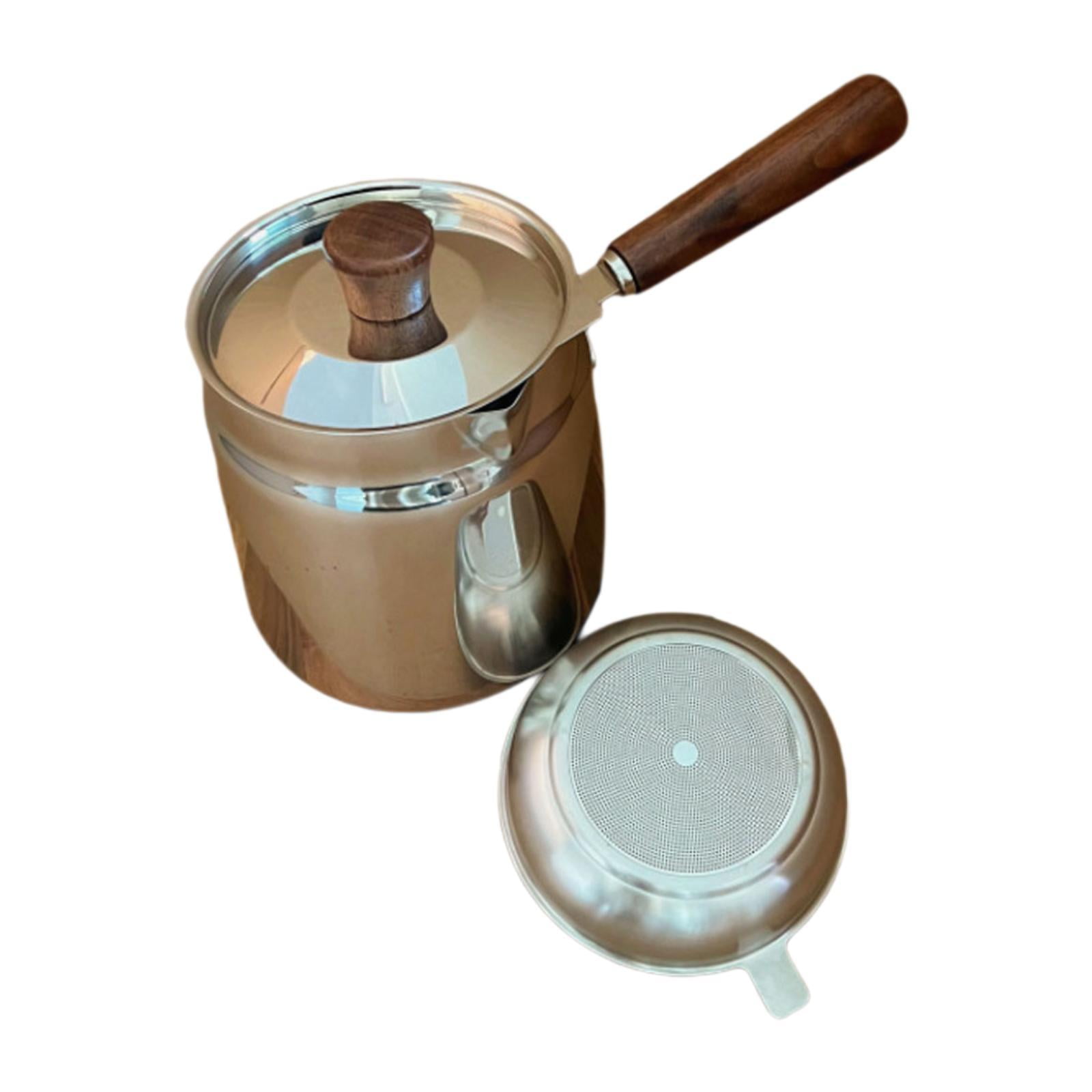 YWMJZEU Cooking Oil Stainless Steel Frying Pot and Lid Grease Container ...