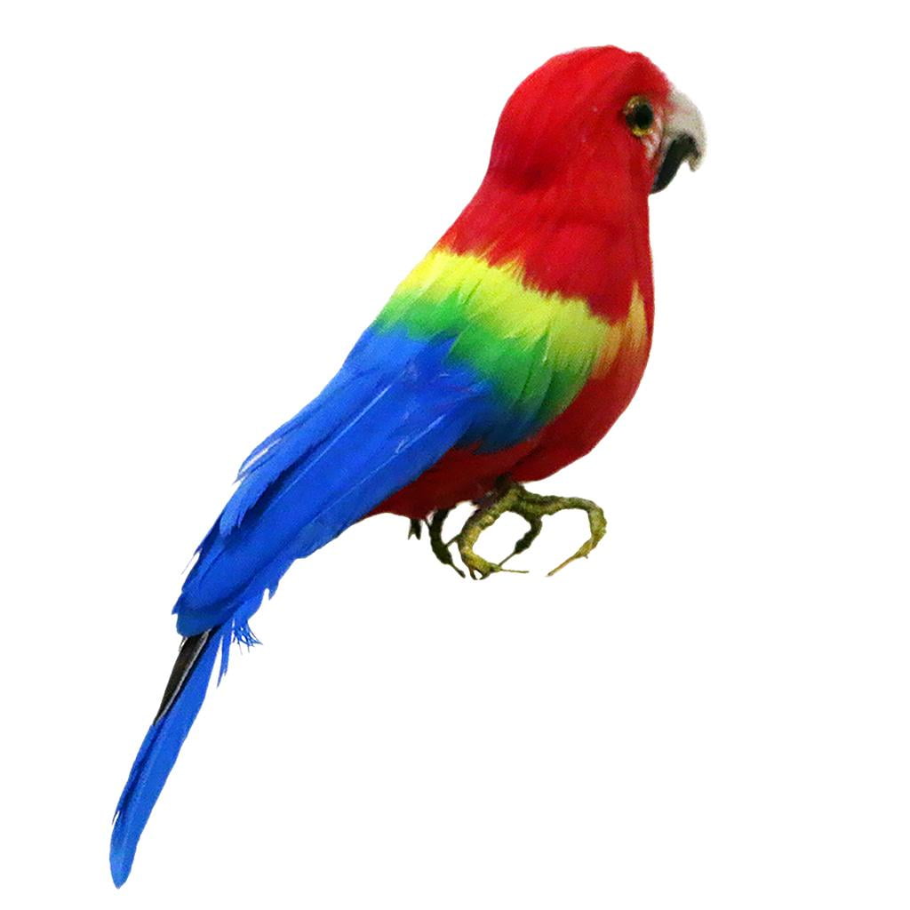 YWMJZEU Fake Artificial Feathered Bird Realistic Garden Home Decor ...