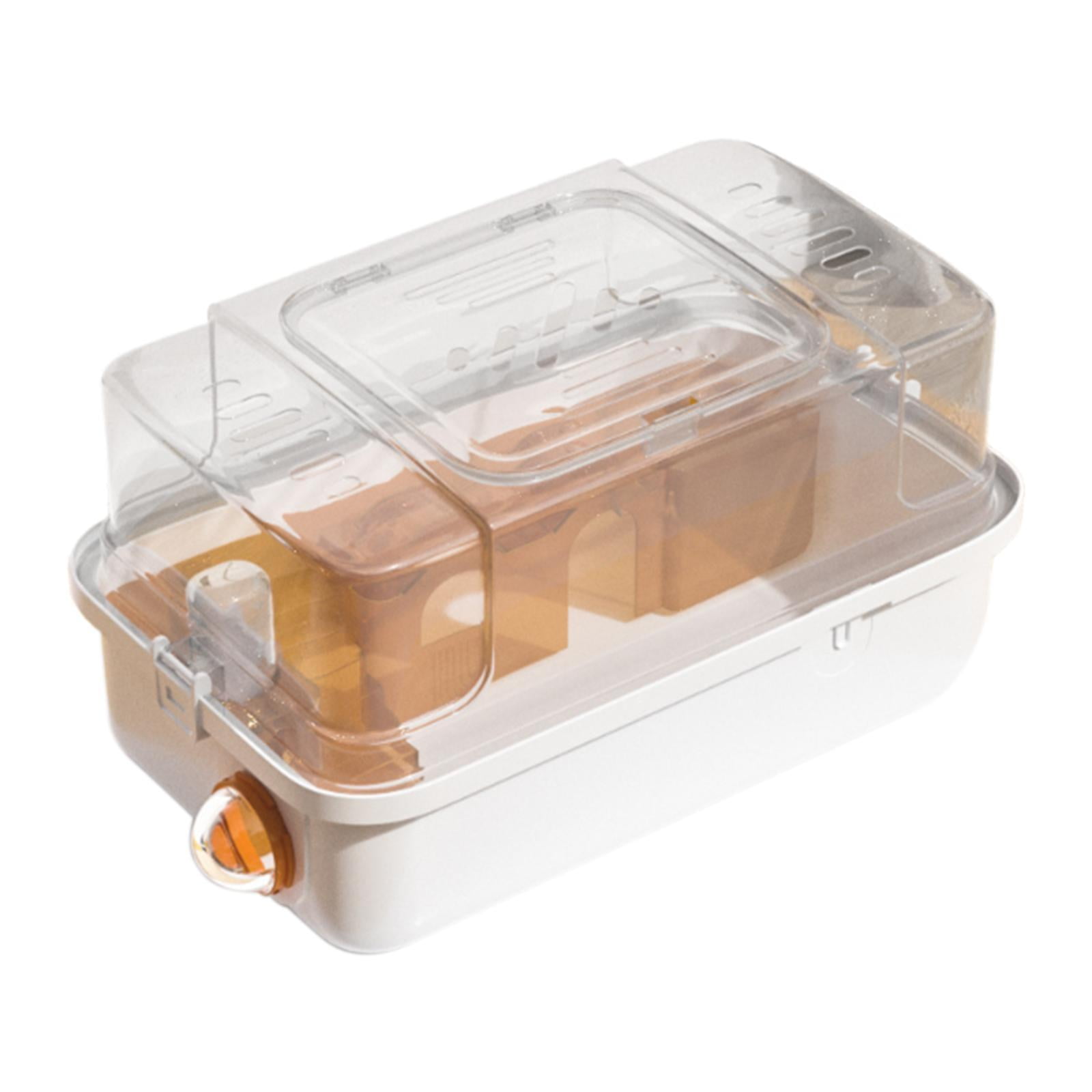 YWMJZEU Hamster Cage Carry Case Outgoing Carrier Portable with Water ...