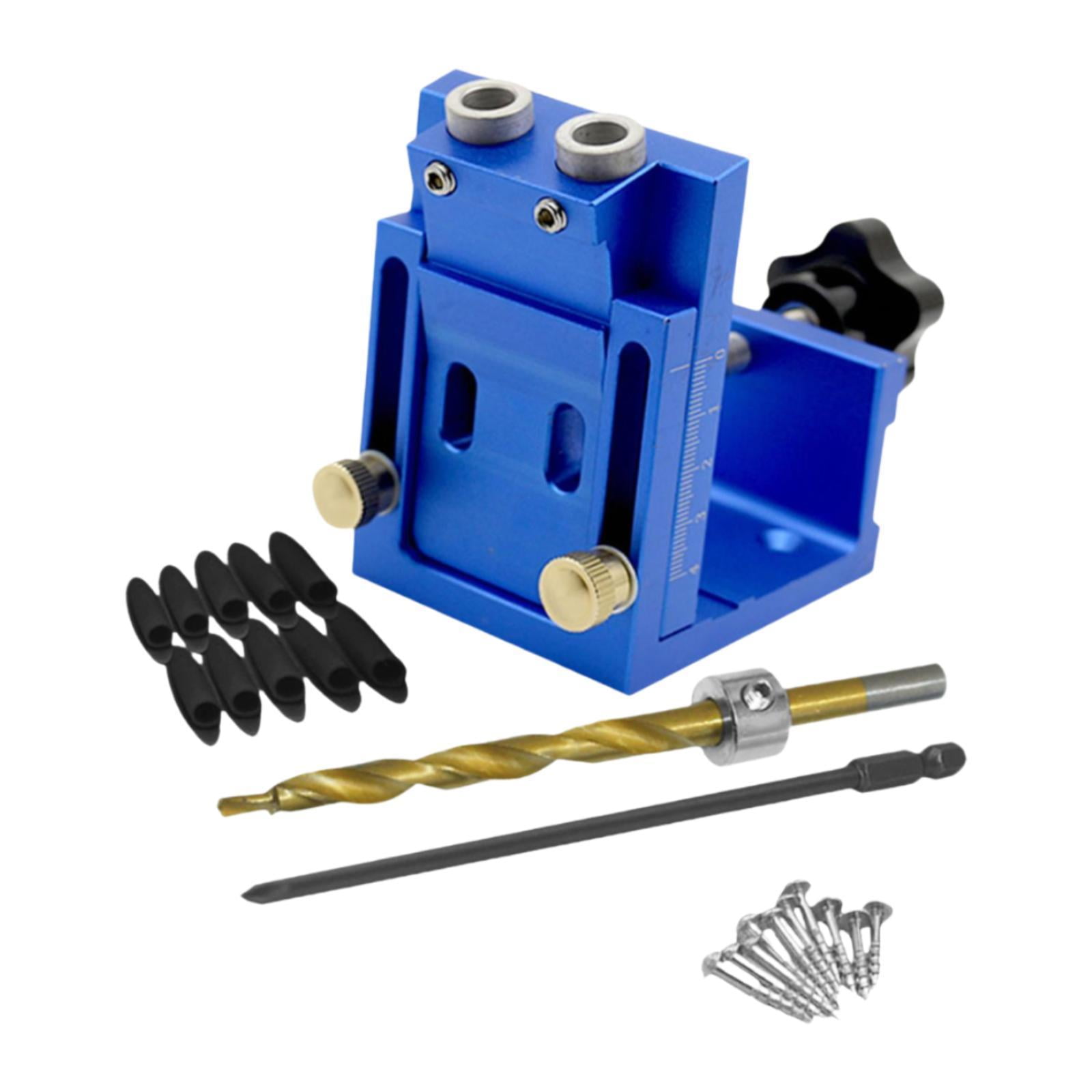 YWMJZEU Inclined Hole Drill Position Woodwork Guides Joint Angle Tool ...