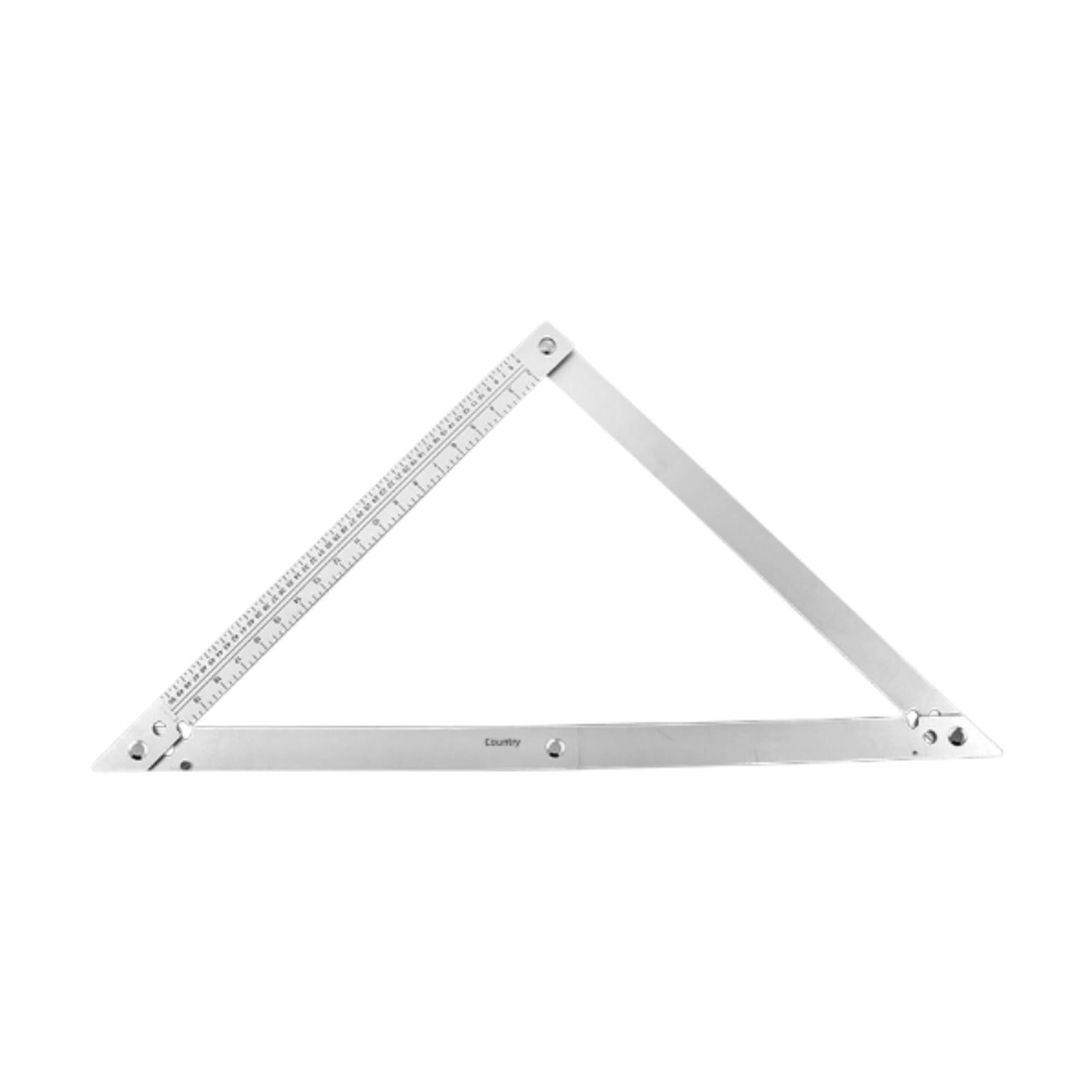 YWMJZEU Large Triangle Ruler Multi Angle Measuring Ruler Set Square ...