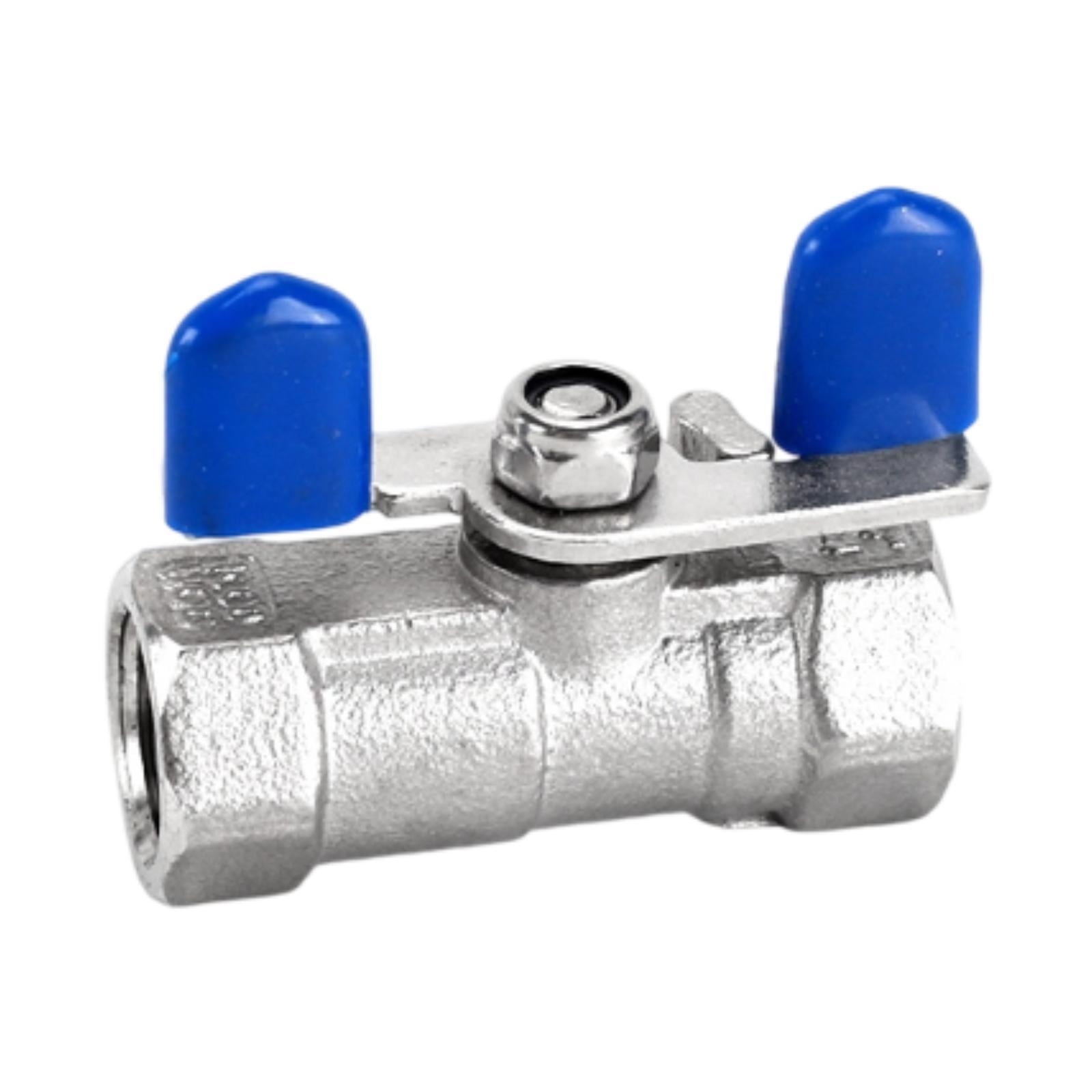 YWMJZEU Plumbing Fixtures Butterfly Handle Ball Valve Internal Thread ...