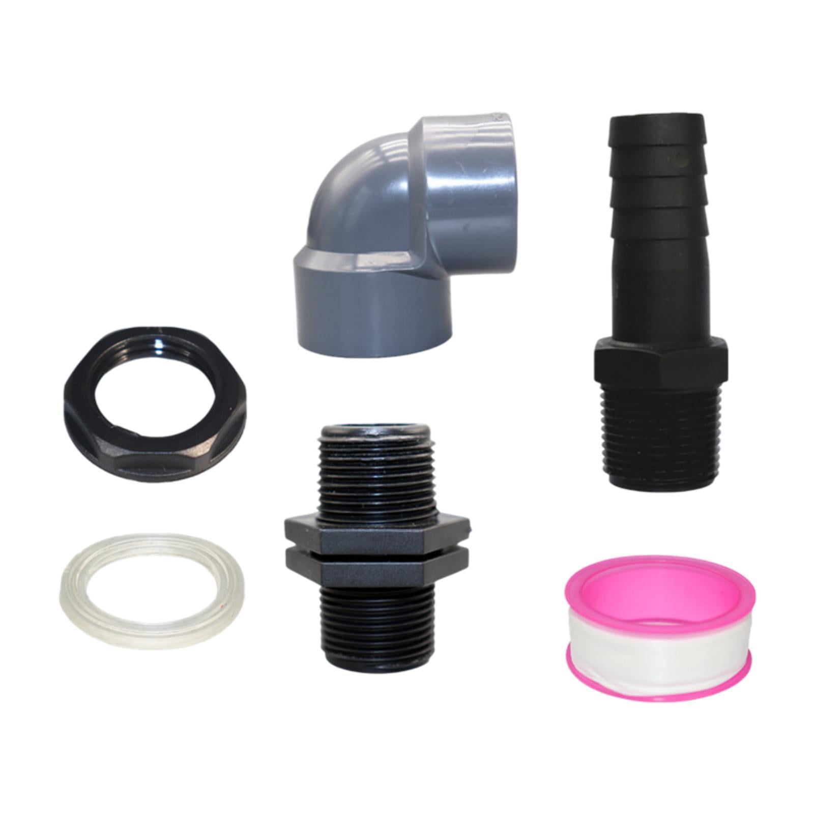 YWMJZEU Rain Barrel Bulkhead Fitting Barrel Duct Elbow Sealant Tape ...