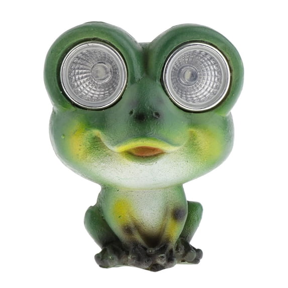 YWMJZEU Solar Frog Lights, Solar Garden Statue Lights Outdoor, Frog ...